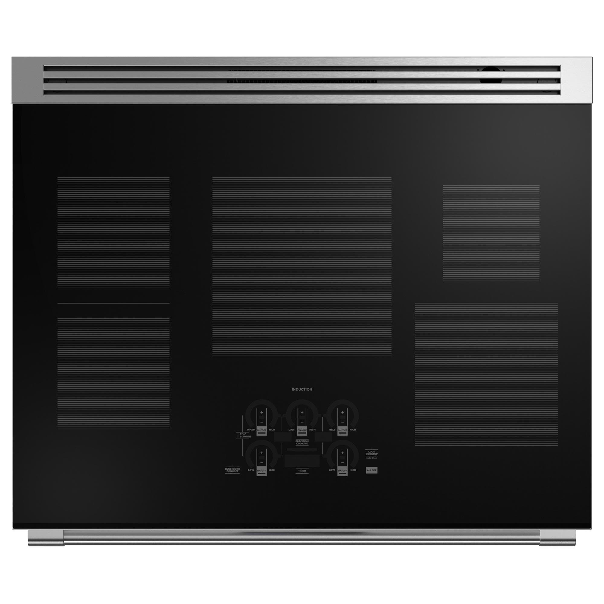 Monogram 36" Induction Professional Range with 5-Elements in Stainless ...