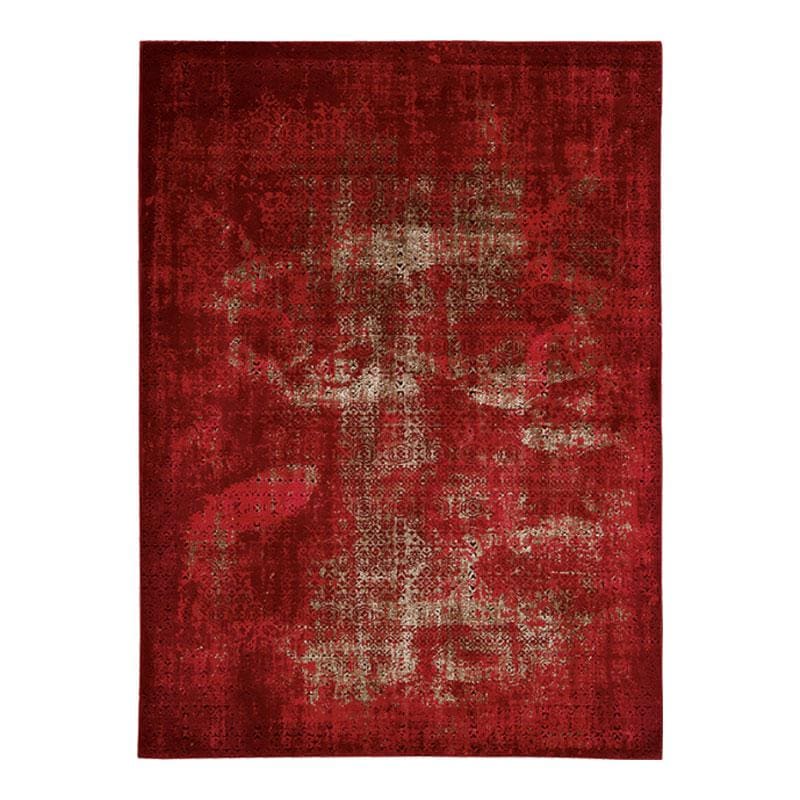 Nourison Karma KRM01 5'3" x 7'33 Red Area Rug