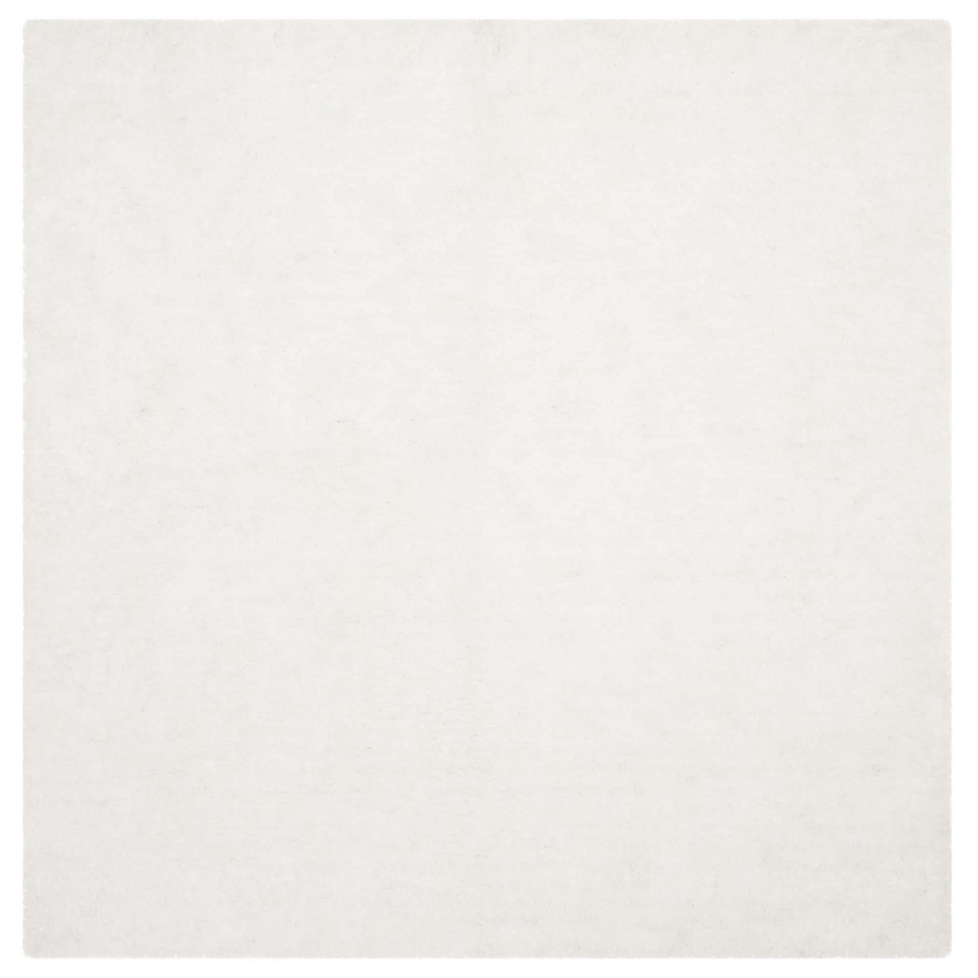 Safavieh Sheep Shag SSG120B 6' Square Ivory Area Rug