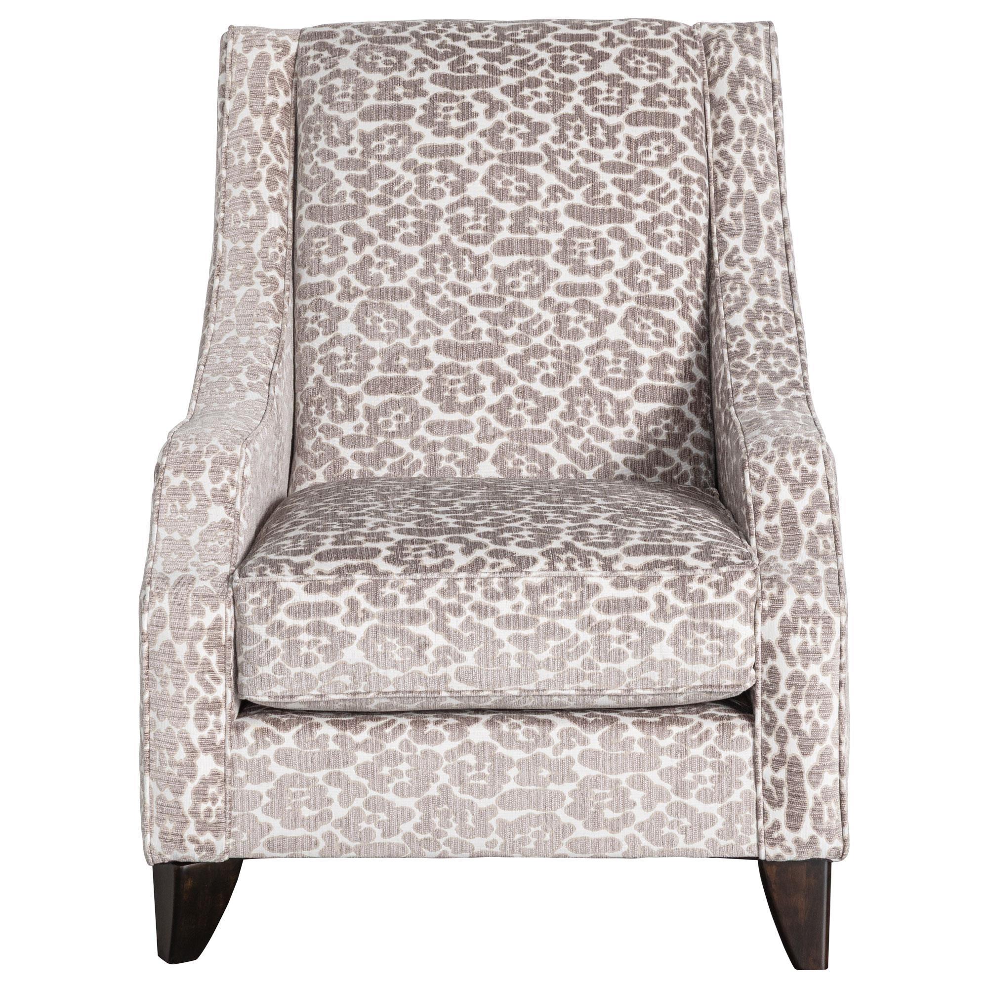 Michael Nicholas Designs Landsbury Accent Chair in Mellina Nickel