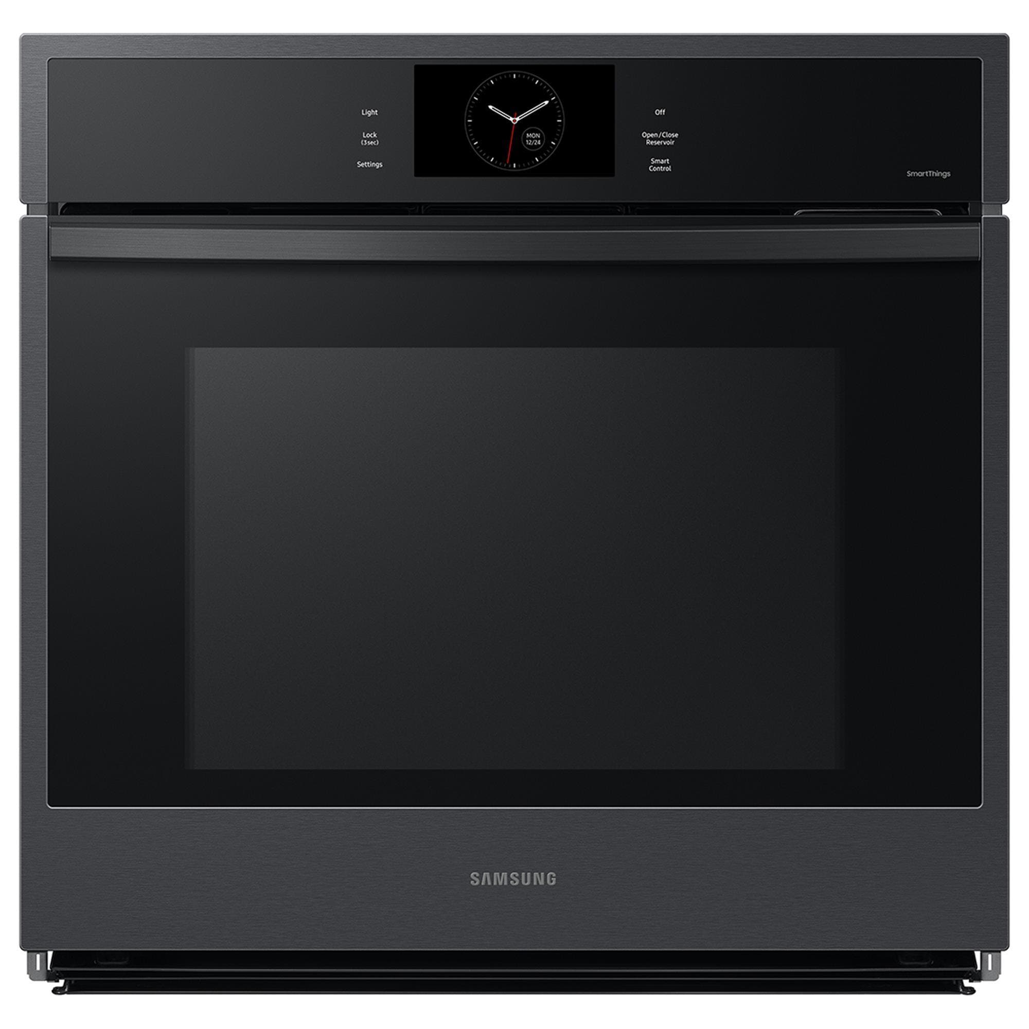 Samsung 30" Smart Single Wall Oven With Steam Cook in Matte Black Steel