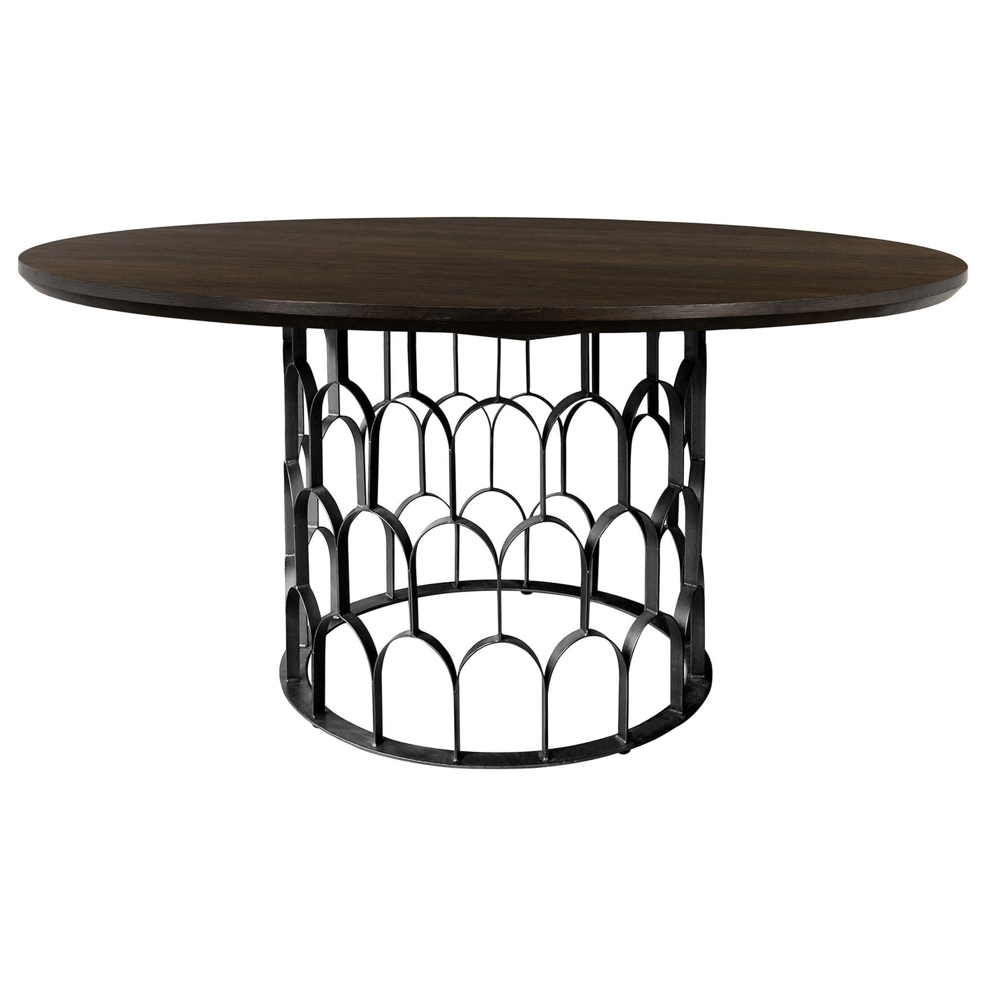 Blue River Gatsby Dining Table in Dark Gray and Black - Table Only