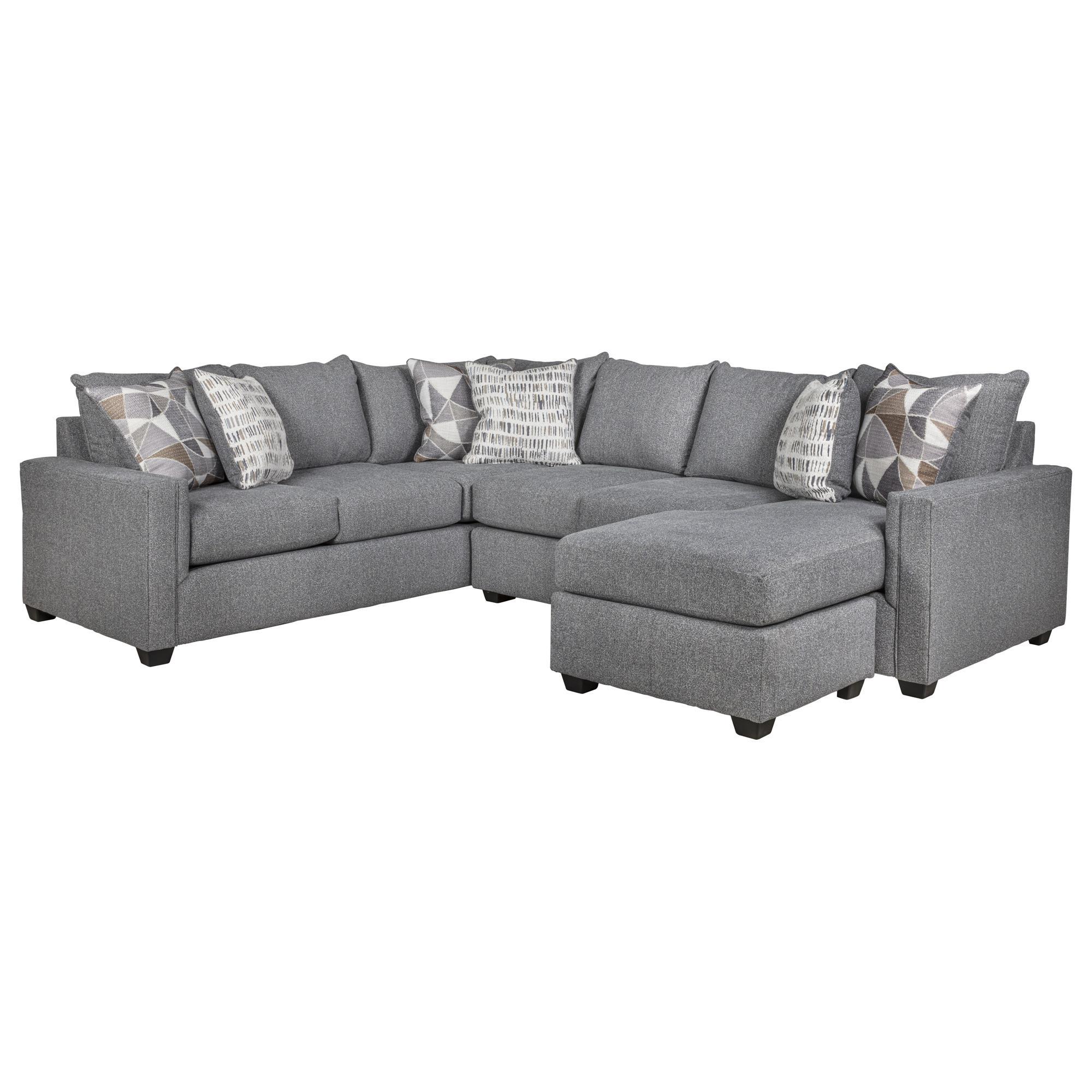Northwestern Scout 2-Piece Sectional in Ash Gray