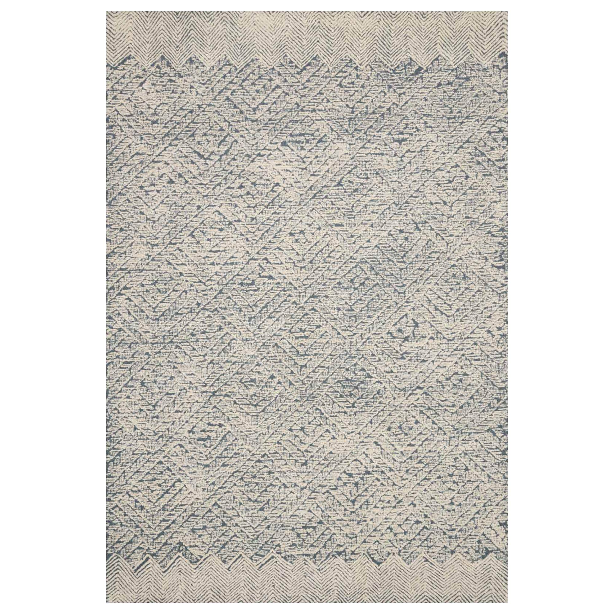 ED Ellen DeGeneres Crafted by Loloi Kopa 11'6" x 15' Blue and Ivory ...