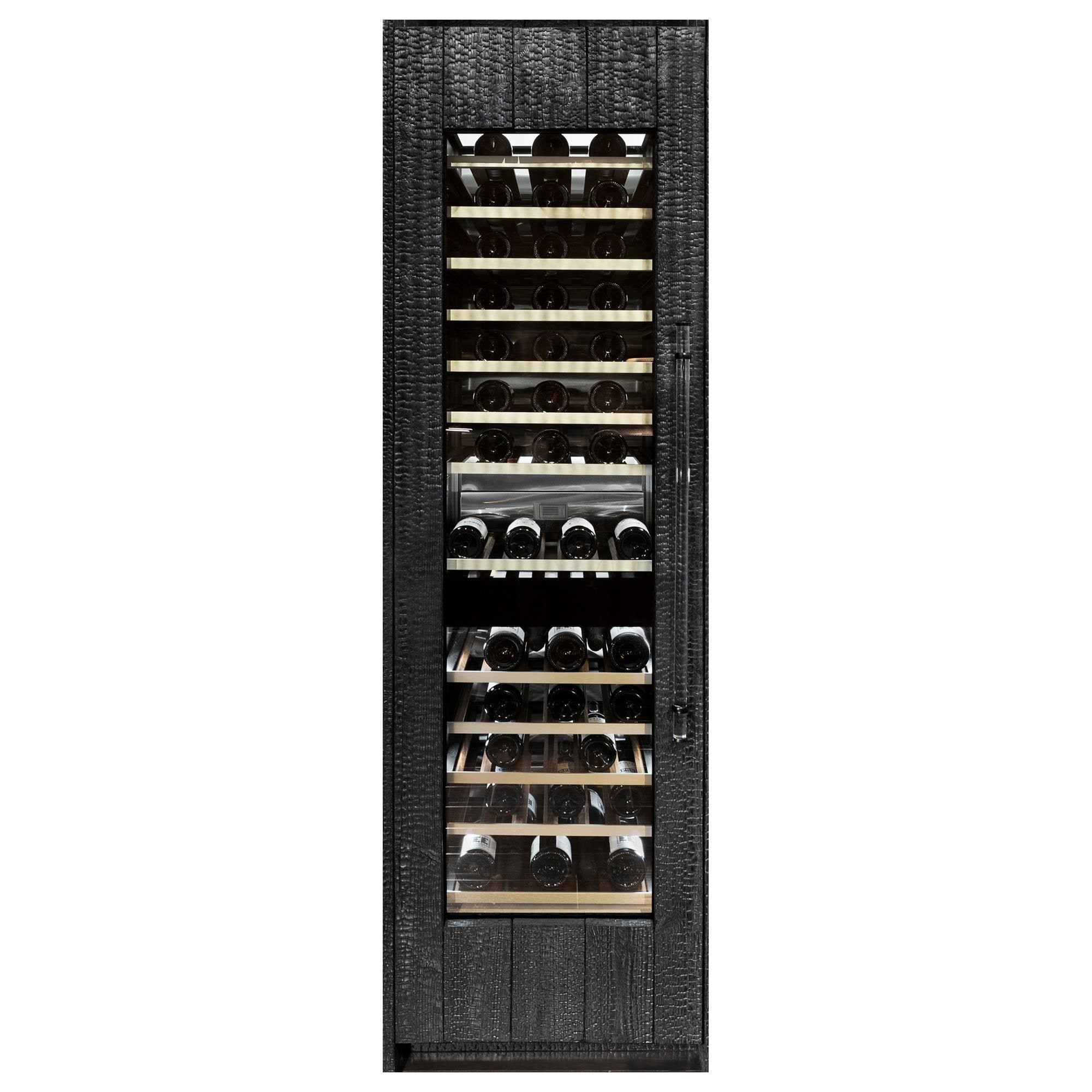 Monogram 24" Built-In Dual Zone Wine Column in Panel Ready