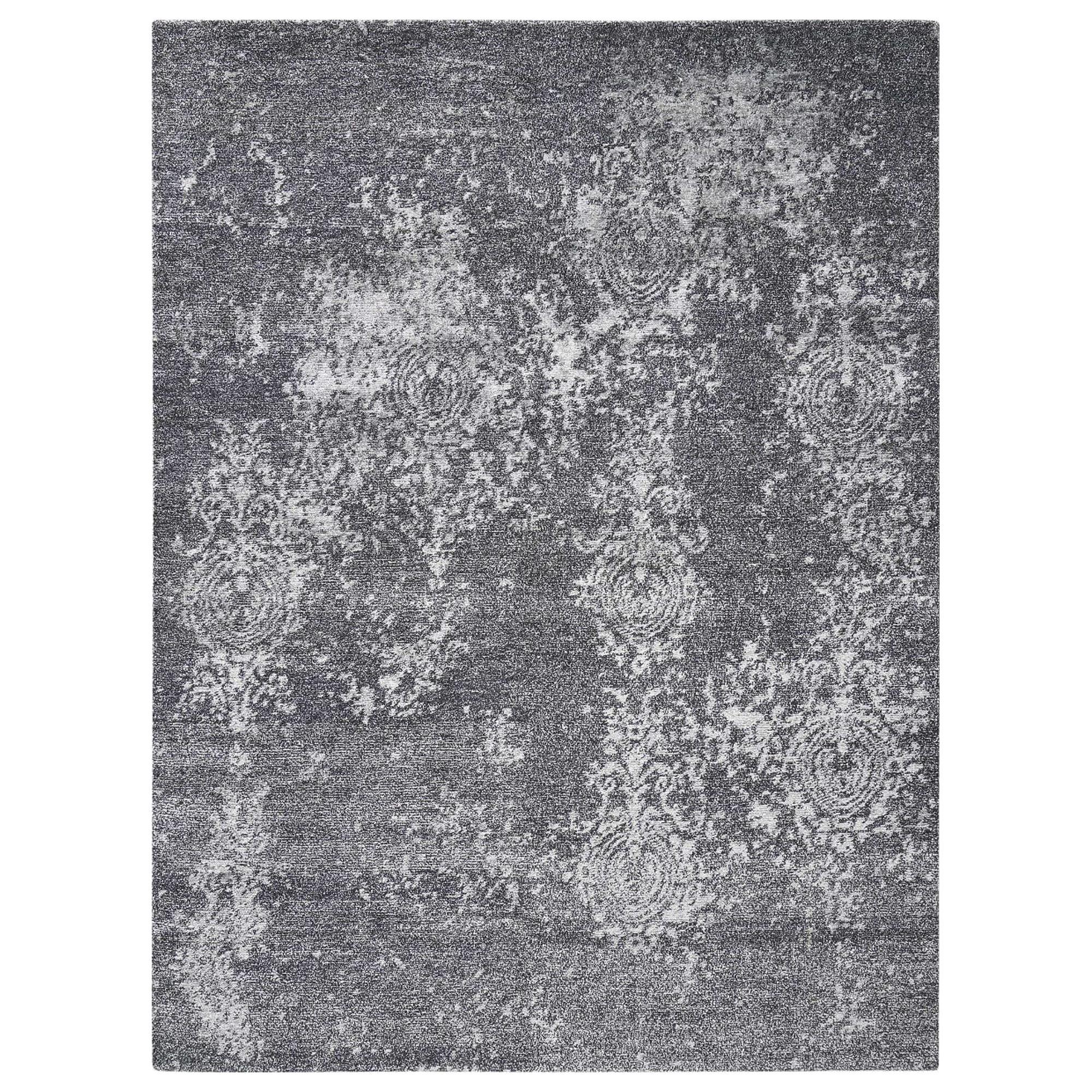 Nourison Silk Shadows 5'6" x 7'5" Graphite Area Rug