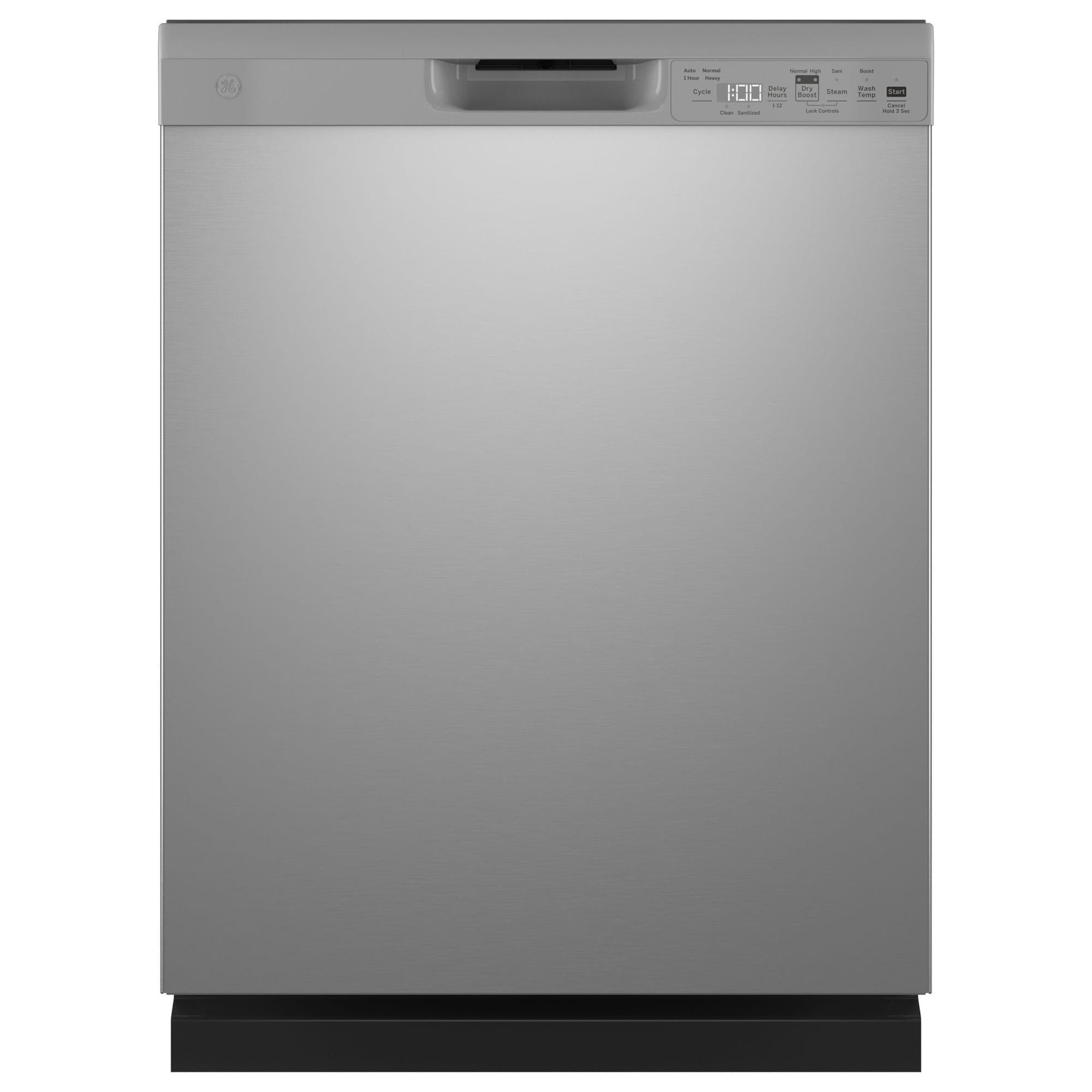 GE Appliances 24" Built-In Integrated Handle Dishwasher with Front ...