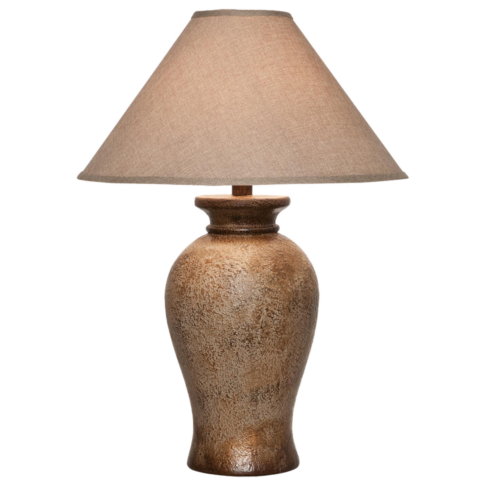 Anthony California 31" Table Lamp in Stone Gold