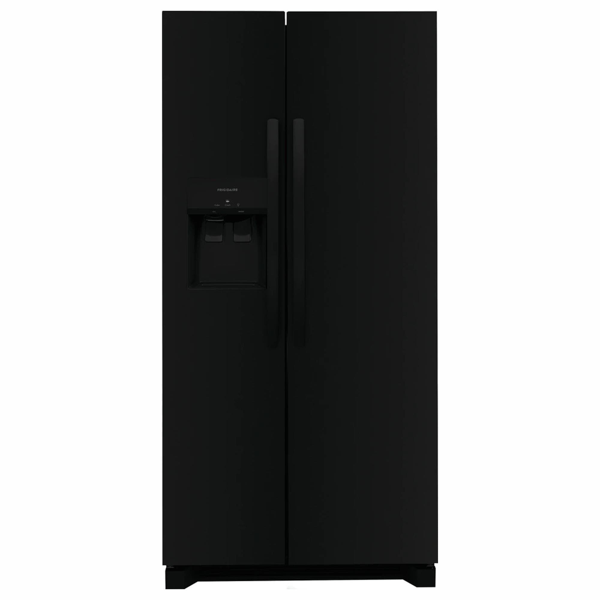 Frigidaire 33" Side-by-Side Refrigerator in Black