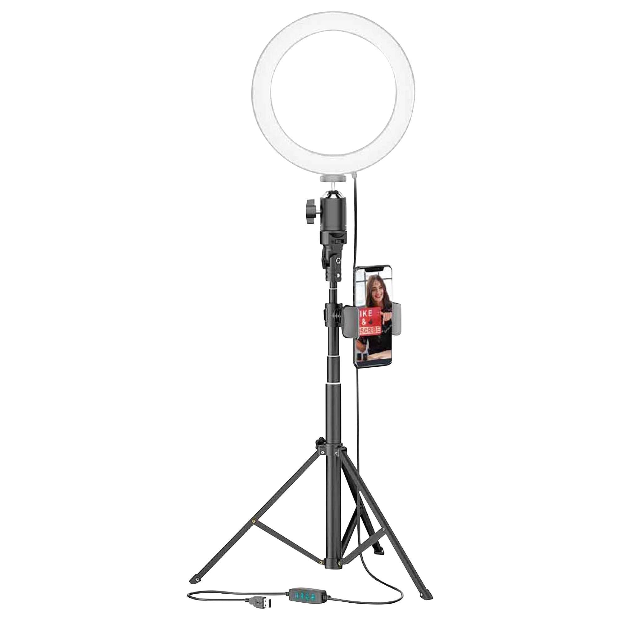 Bower 8" Ring Light Studio Kit with 51" Extendable Tripod
