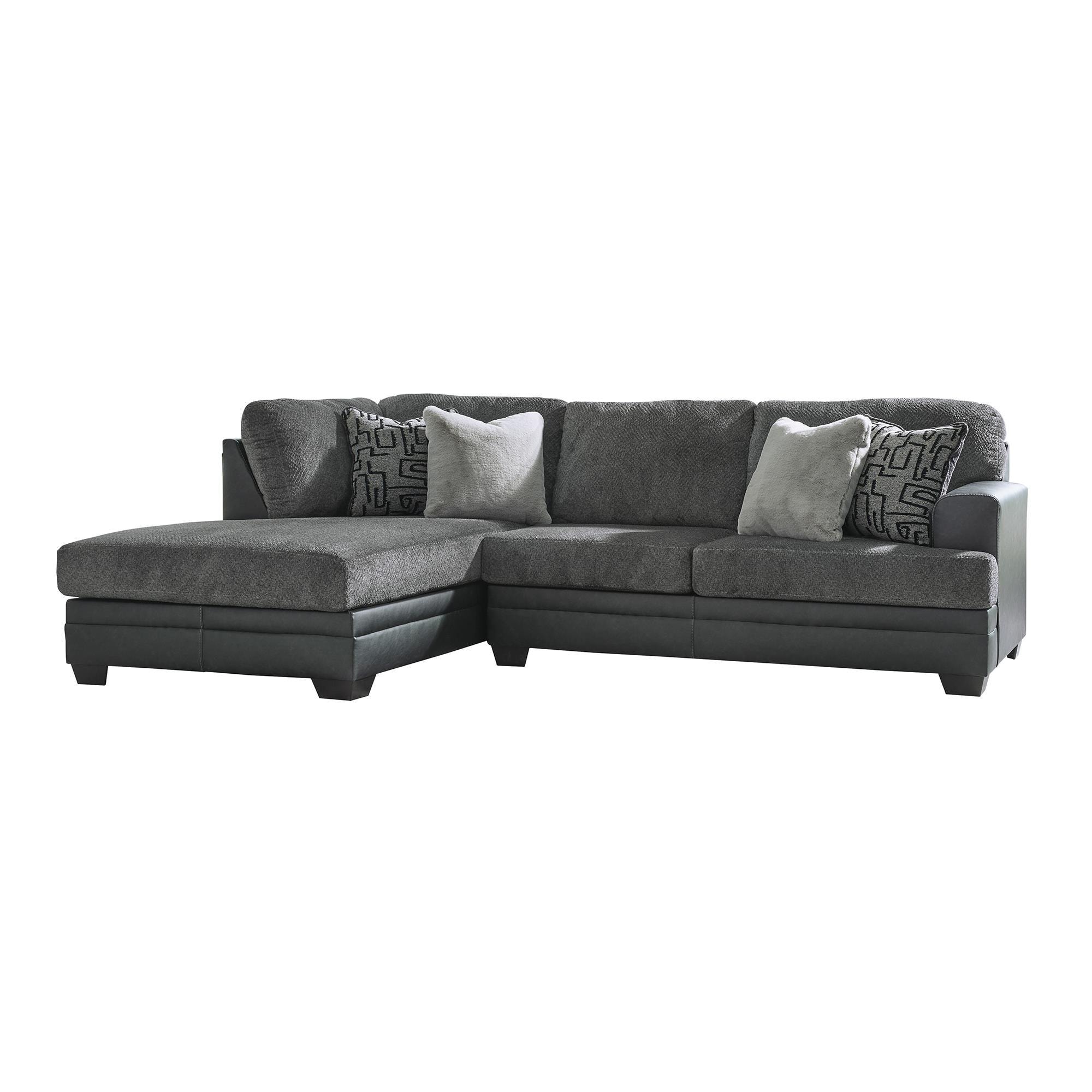 Ashley 2-Piece Sectional in Brixley Pier Graphite