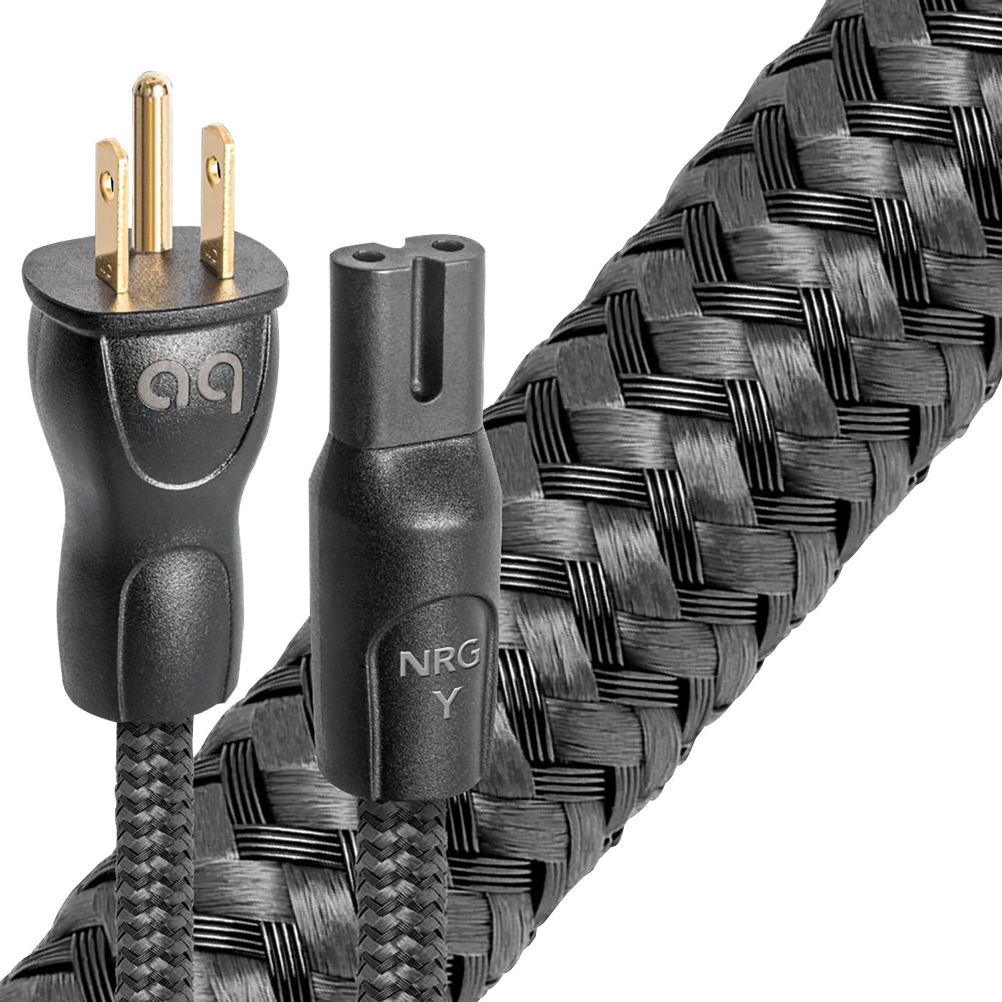 AudioQuest 3'3" Low-Distortion 2-Pole Power Cord in Black | Shop NFM