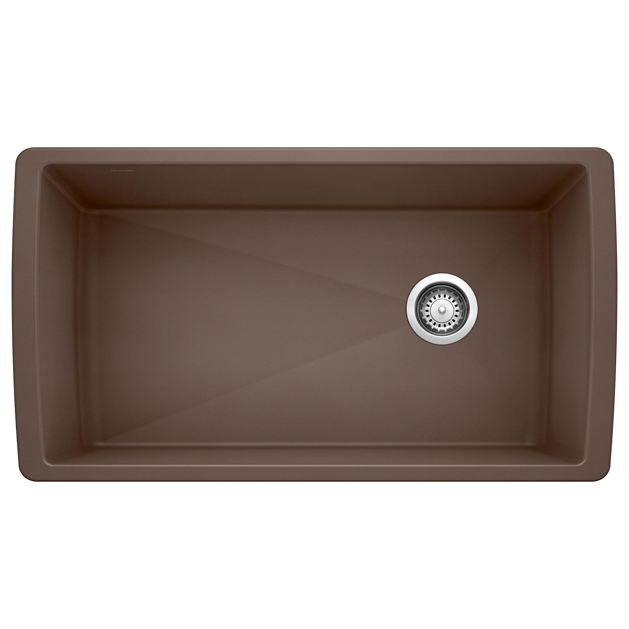 Blanco Diamond Super Single Undermount Sink in Cafe