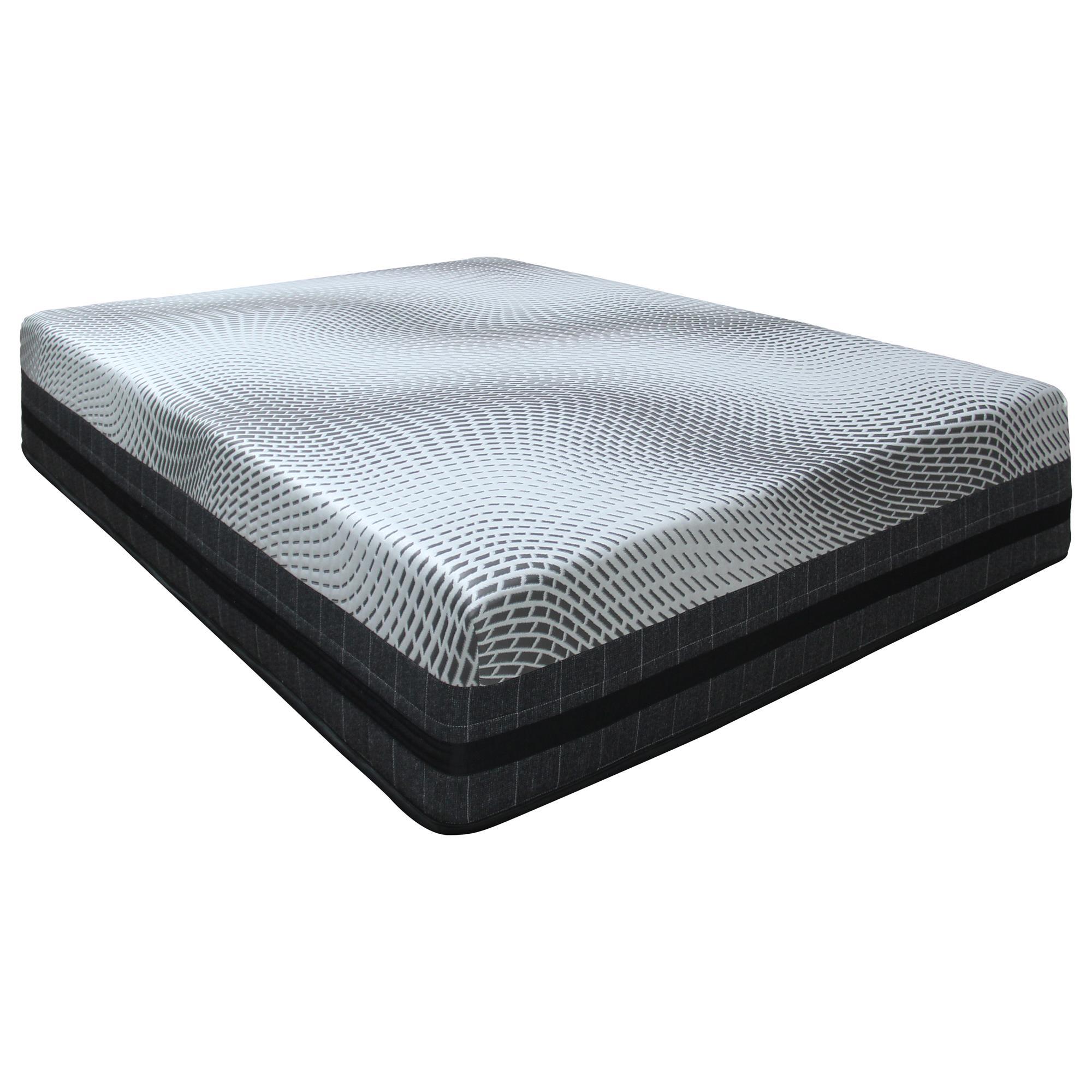 Sleeptronic Majestic Hybrid King Mattress with Low Profile Box Spring
