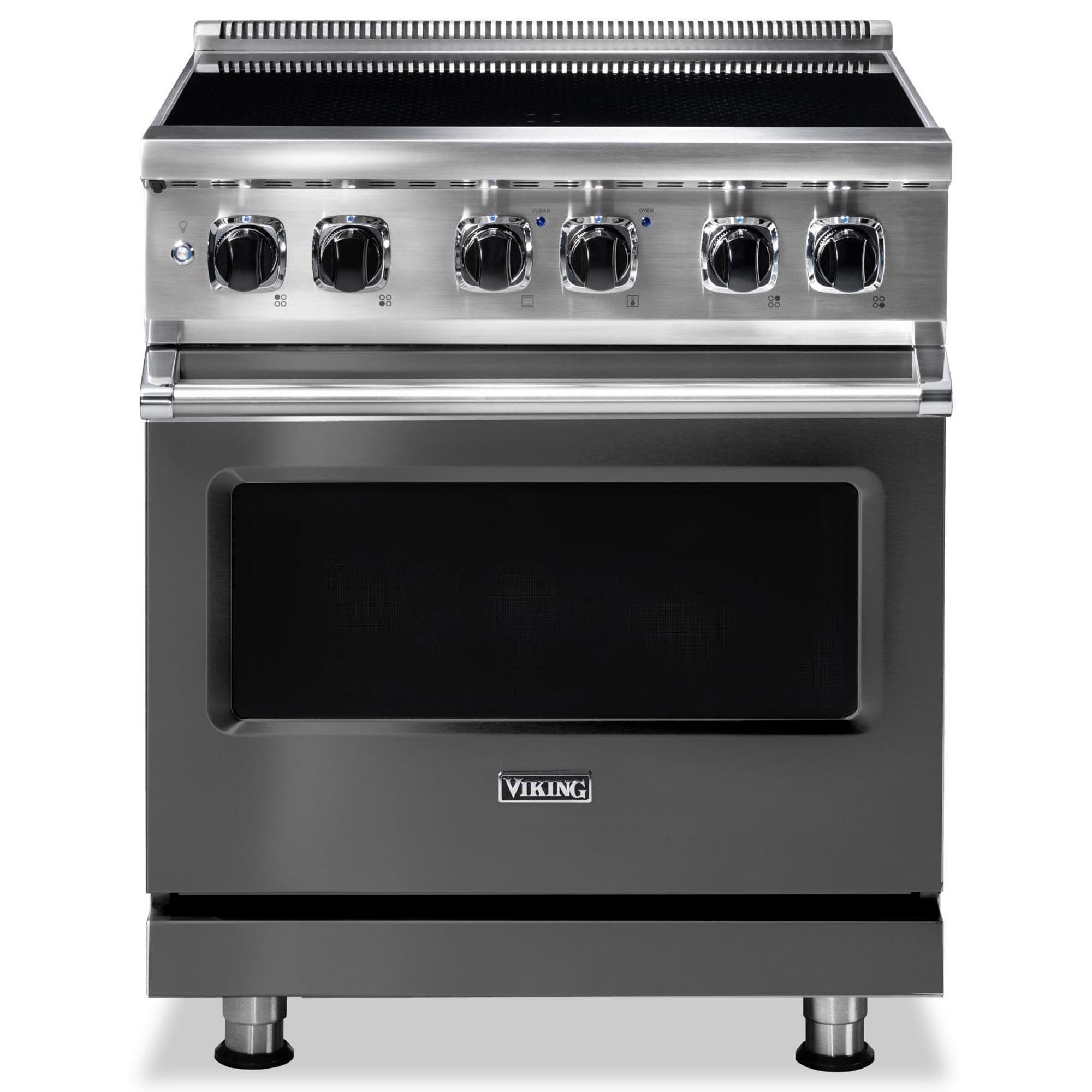 Viking Range 30" Induction Range with 4 Elements in Damascus Gray