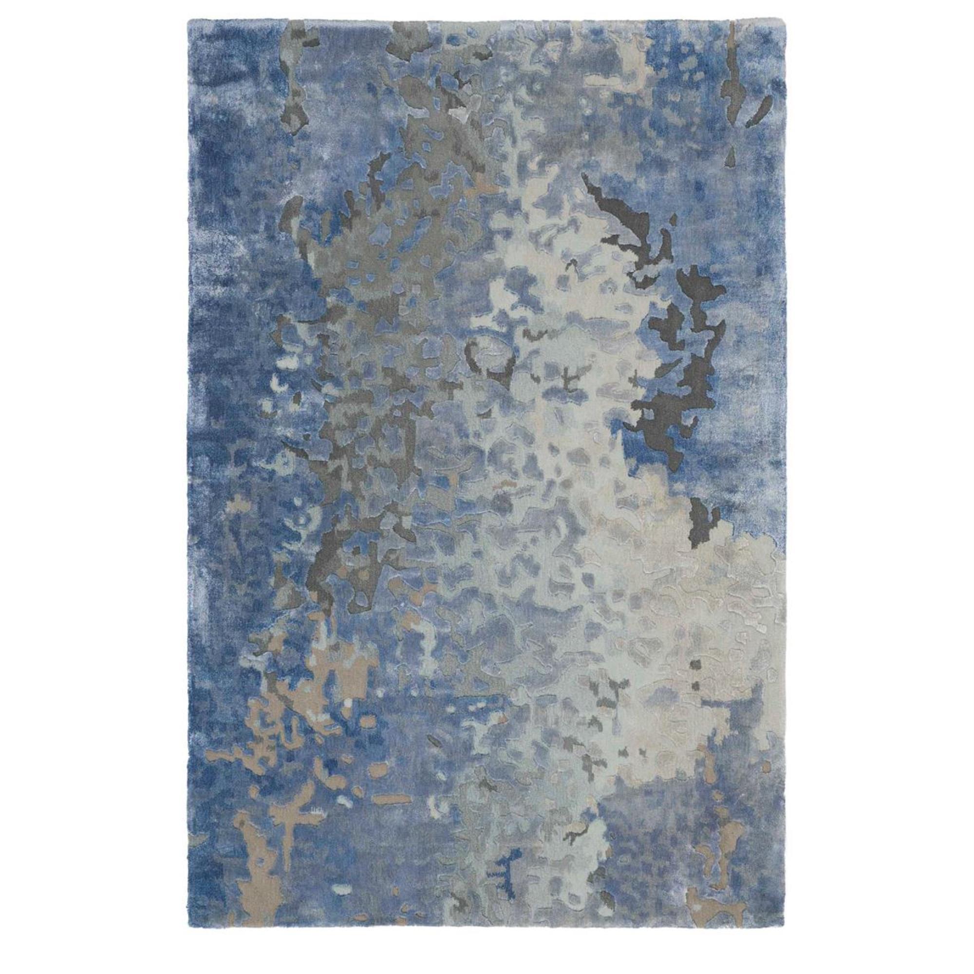 Nourison Prismatic PRS17 7'9" x 9'9" Denim Area Rug