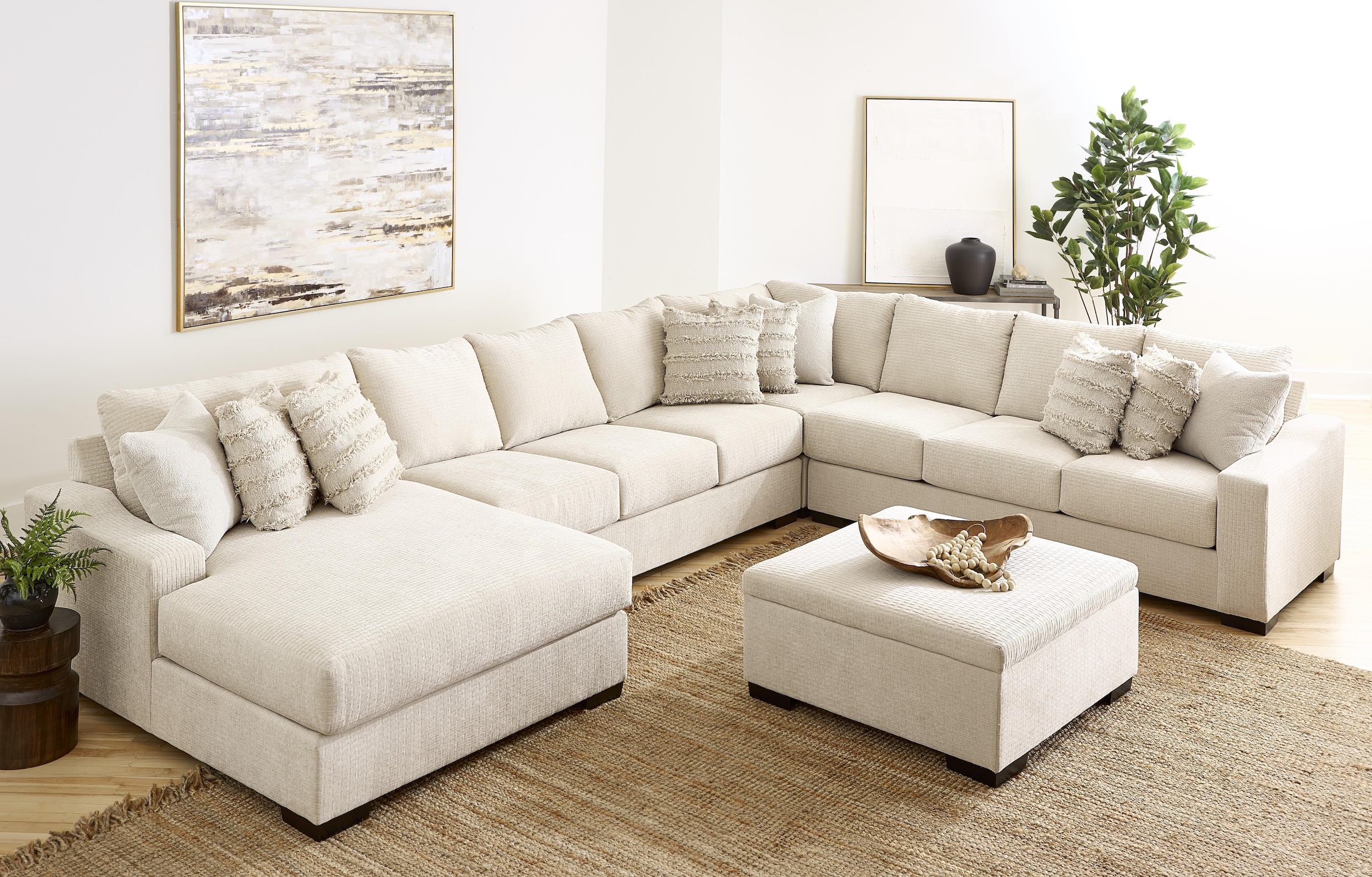 Michael Nicholas Designs Casper 4-Piece Sectional in Current Peyote