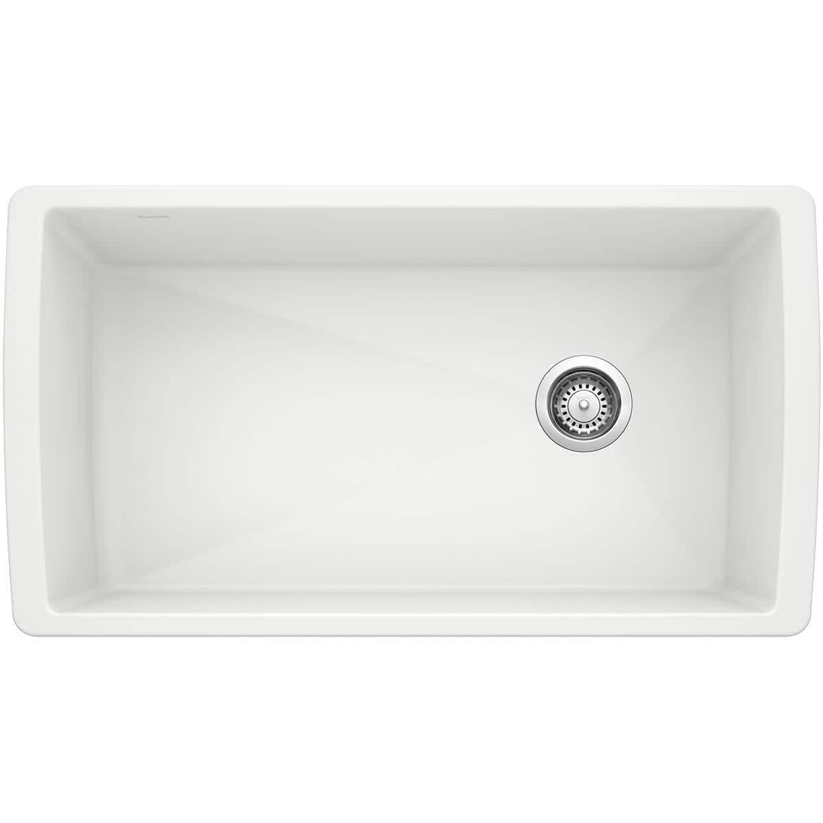 Blanco Diamond Super Single Bowl Kitchen Sink in White