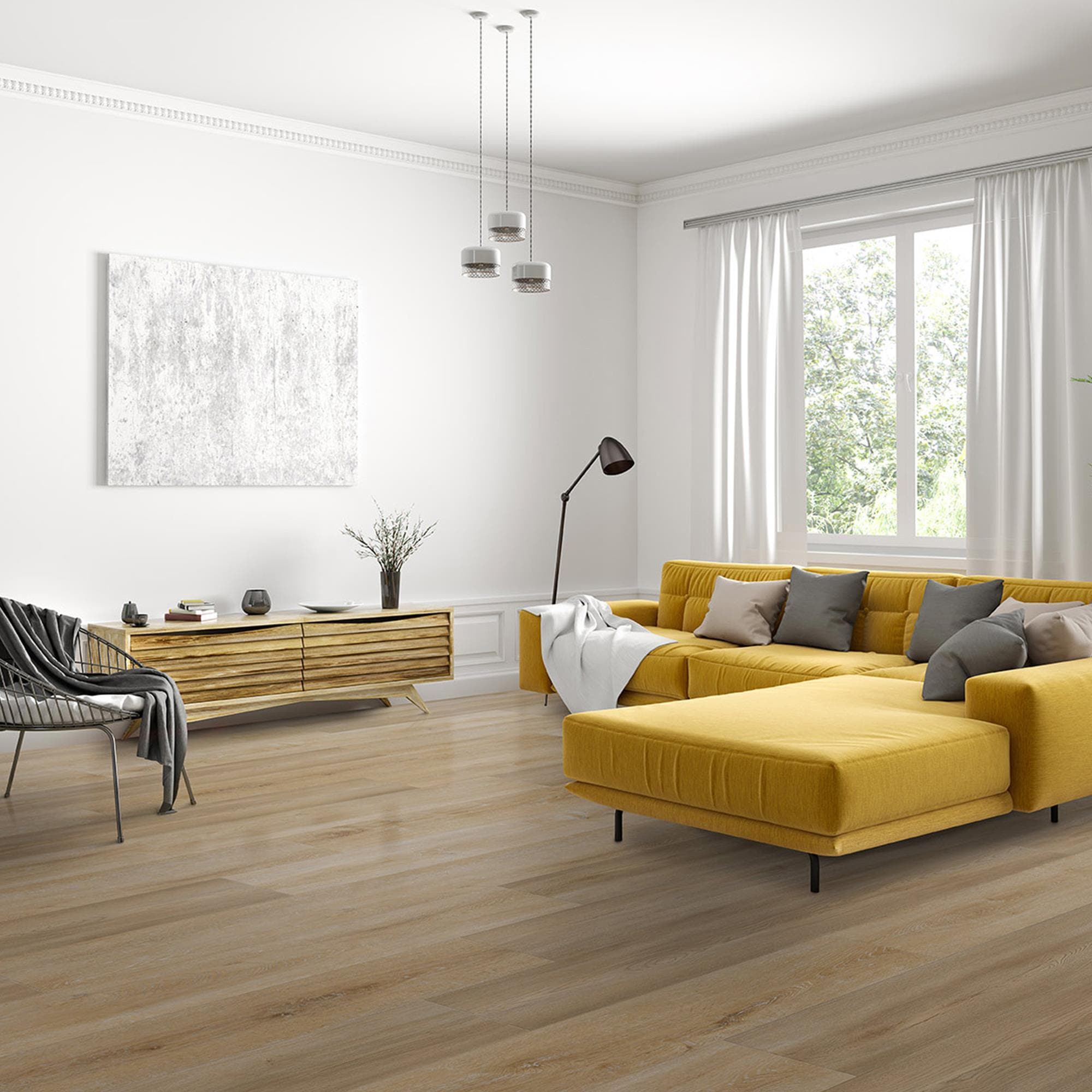 Cali Flooring Legends Golden Hour Oak 9" x 60" Vinyl Plank | Shop NFM