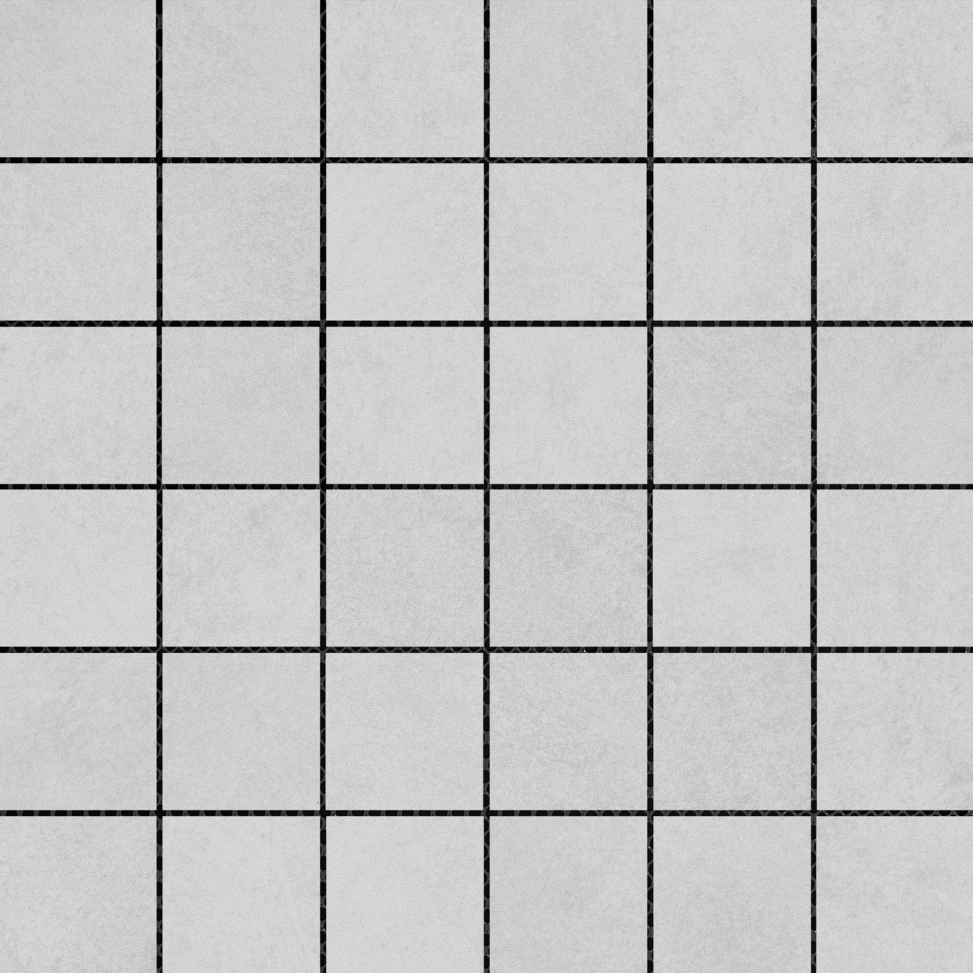 Emser Brook II White 12" x 12" Ceramic Mosaic Tile