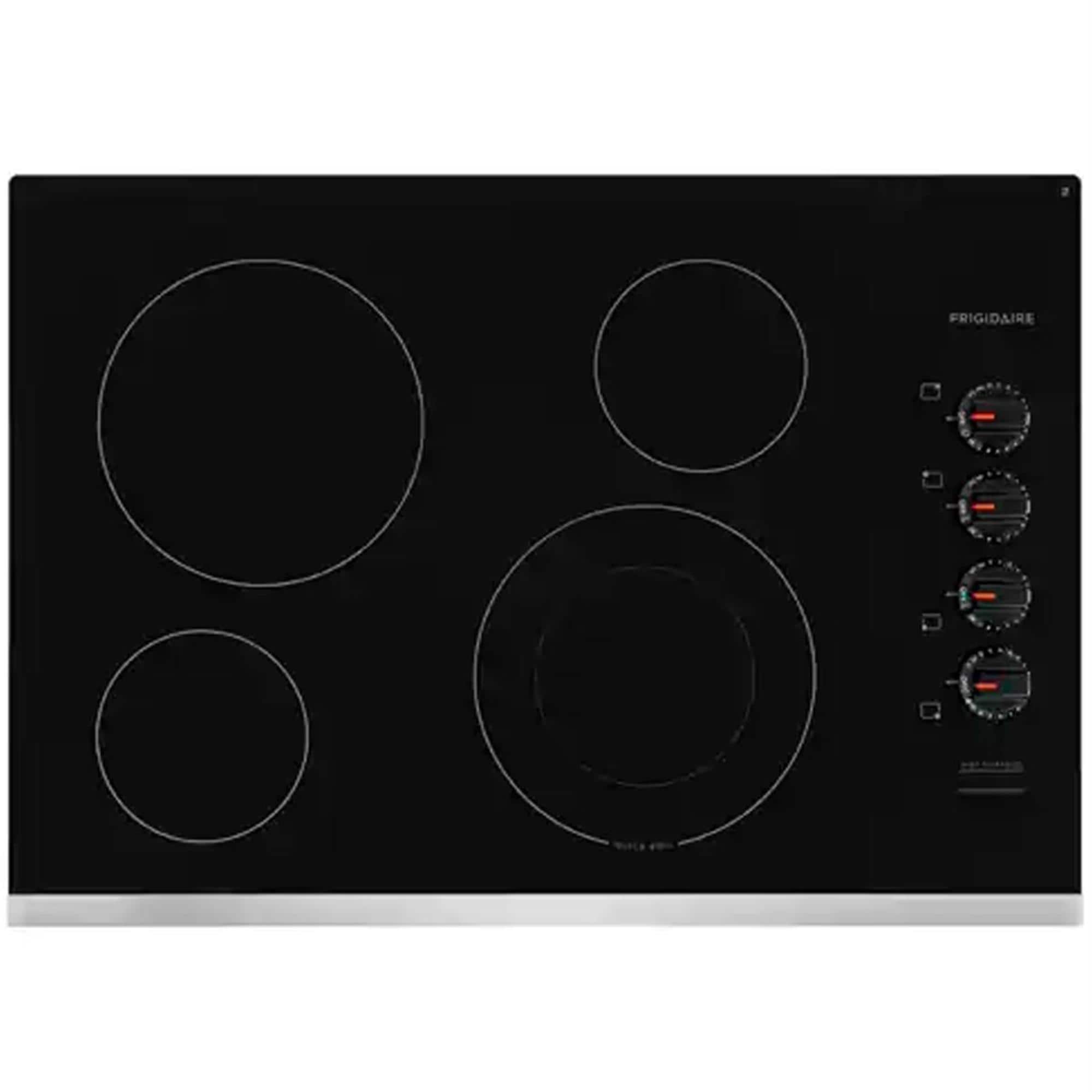 Frigidaire 30" Electric Ceramic Cooktop with Stainless Steel Trim