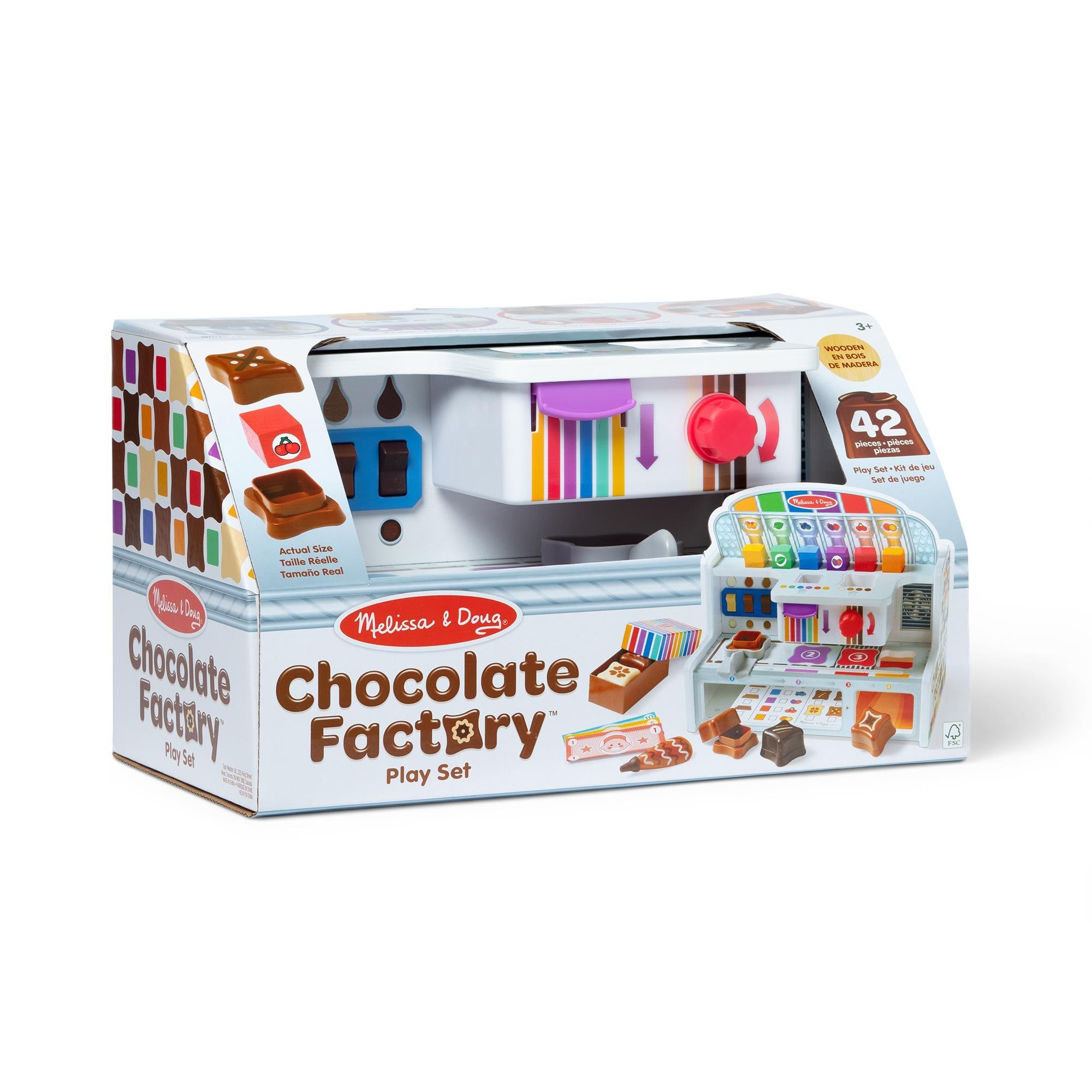 Melissa & Doug Chocolate Factory Toy Set