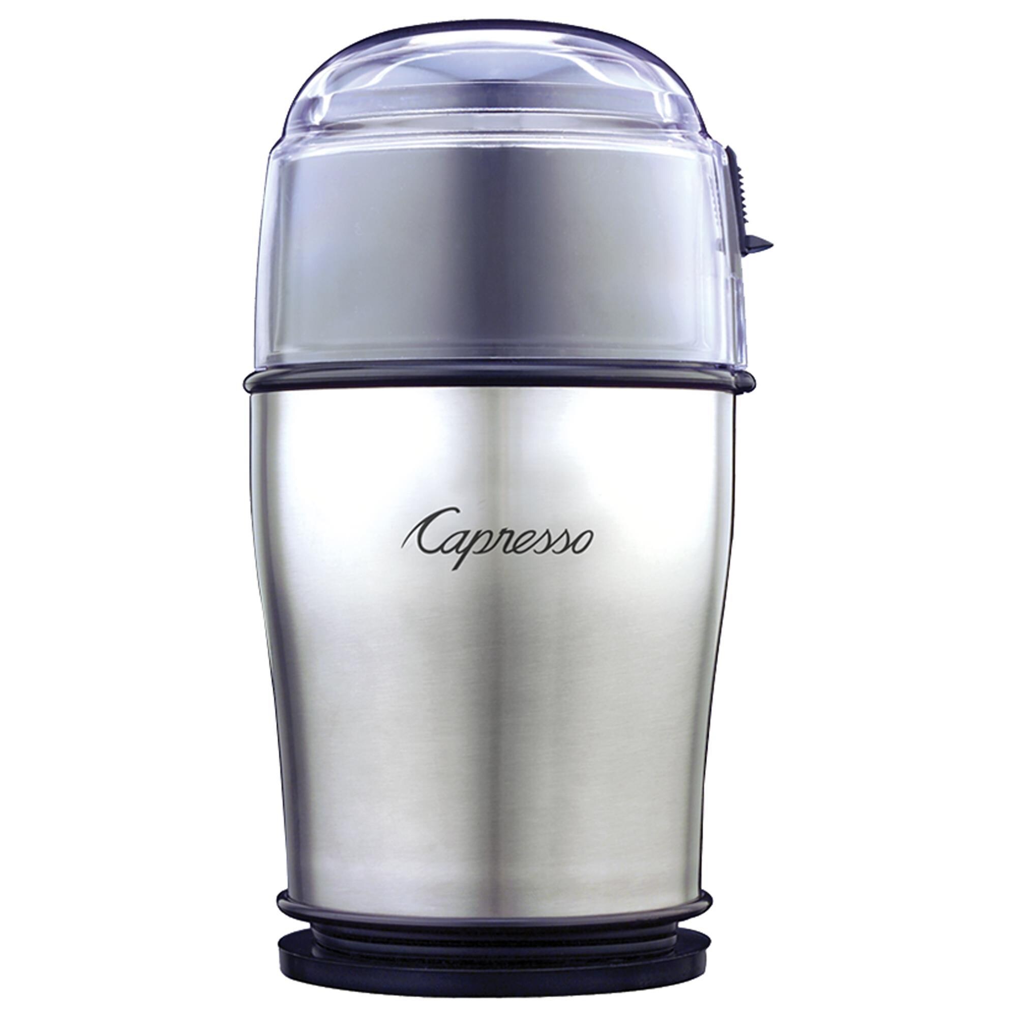 Capresso 3.5 Oz Cool Grind Pro Coffee Grinder in Stainless Steel