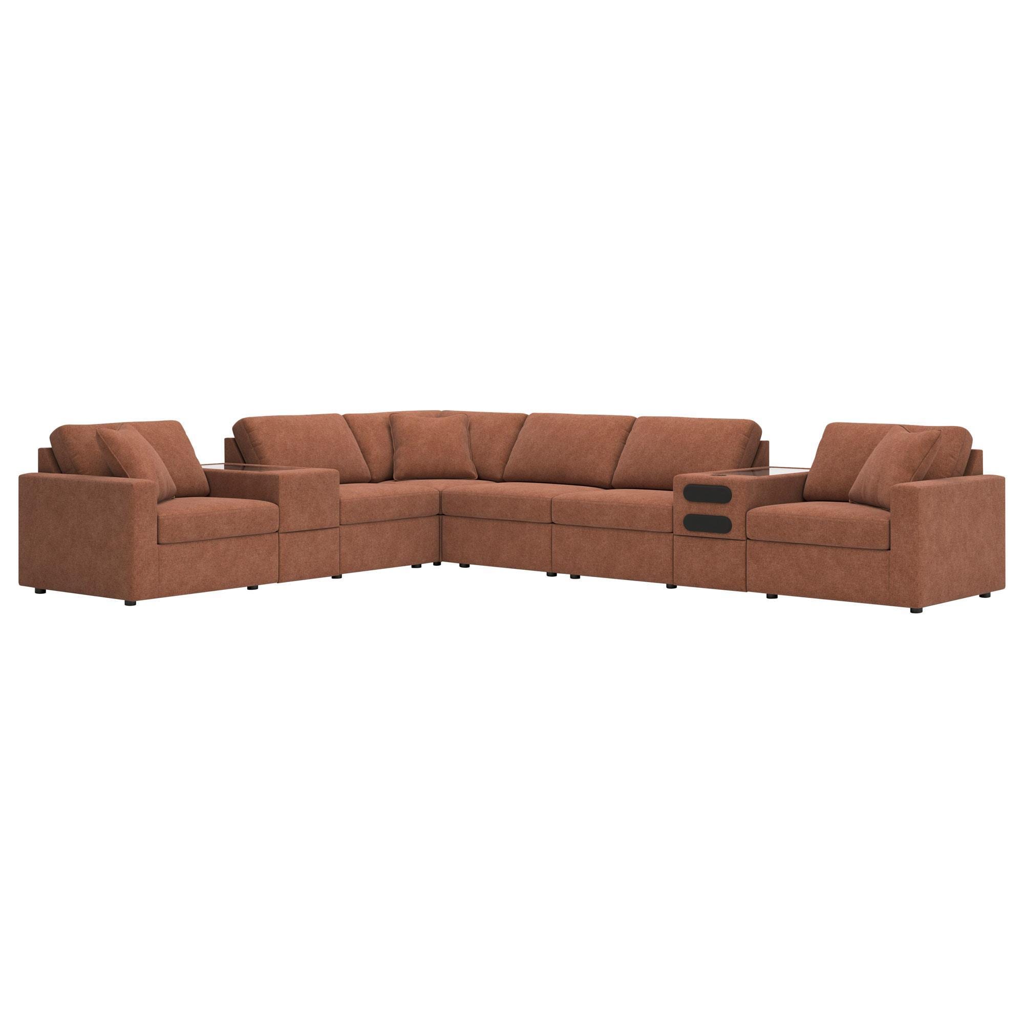 Ashley Modmax 8-Piece Reversible L-Shaped Sectional with Storage and ...