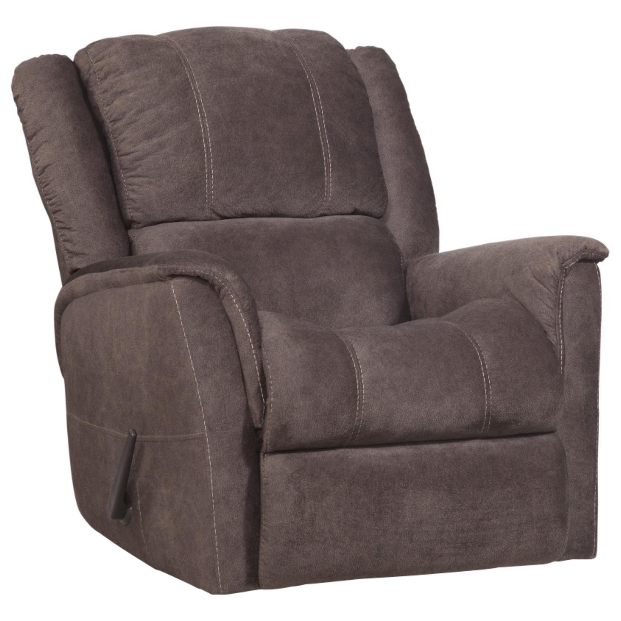 HomeStretch Viper Manual Rocker Recliner in Carob