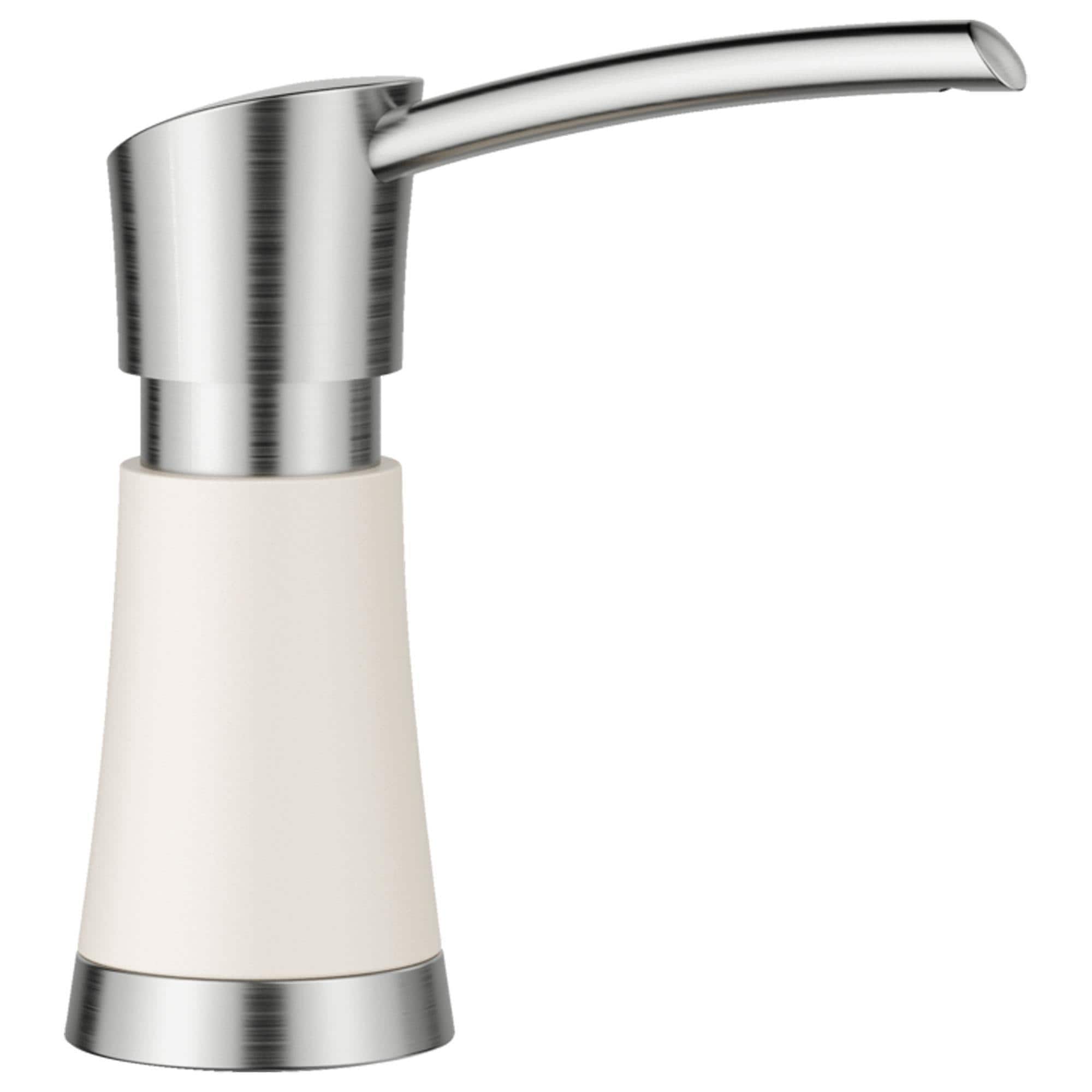 Blanco Artona Soap Dispenser in PVD Steel and Soft White | NFM