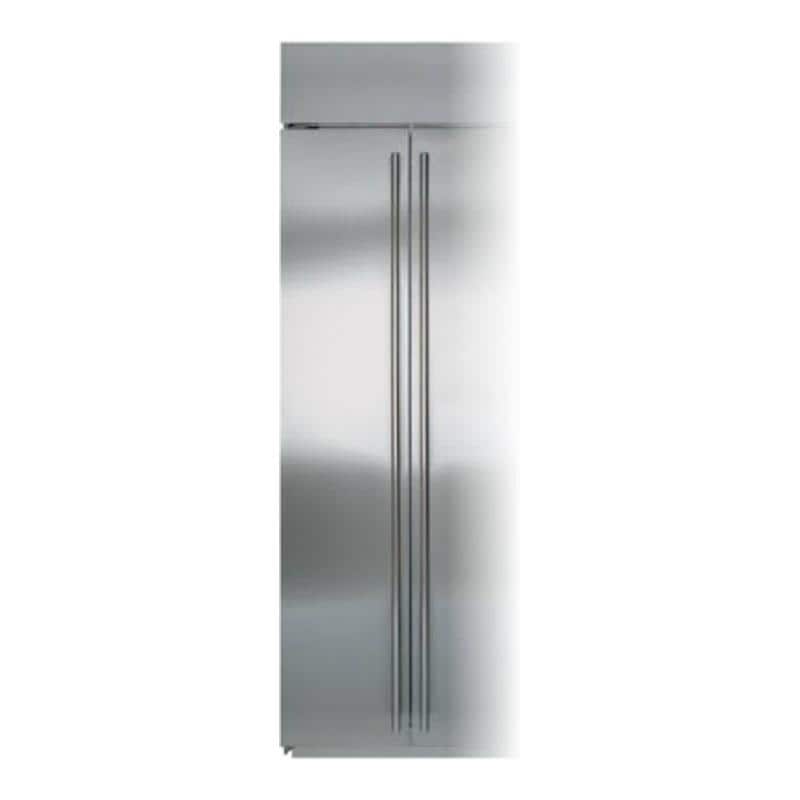 Sub Zero Left Freezer Door Panel in Stainless Steel with Pro Handle ...
