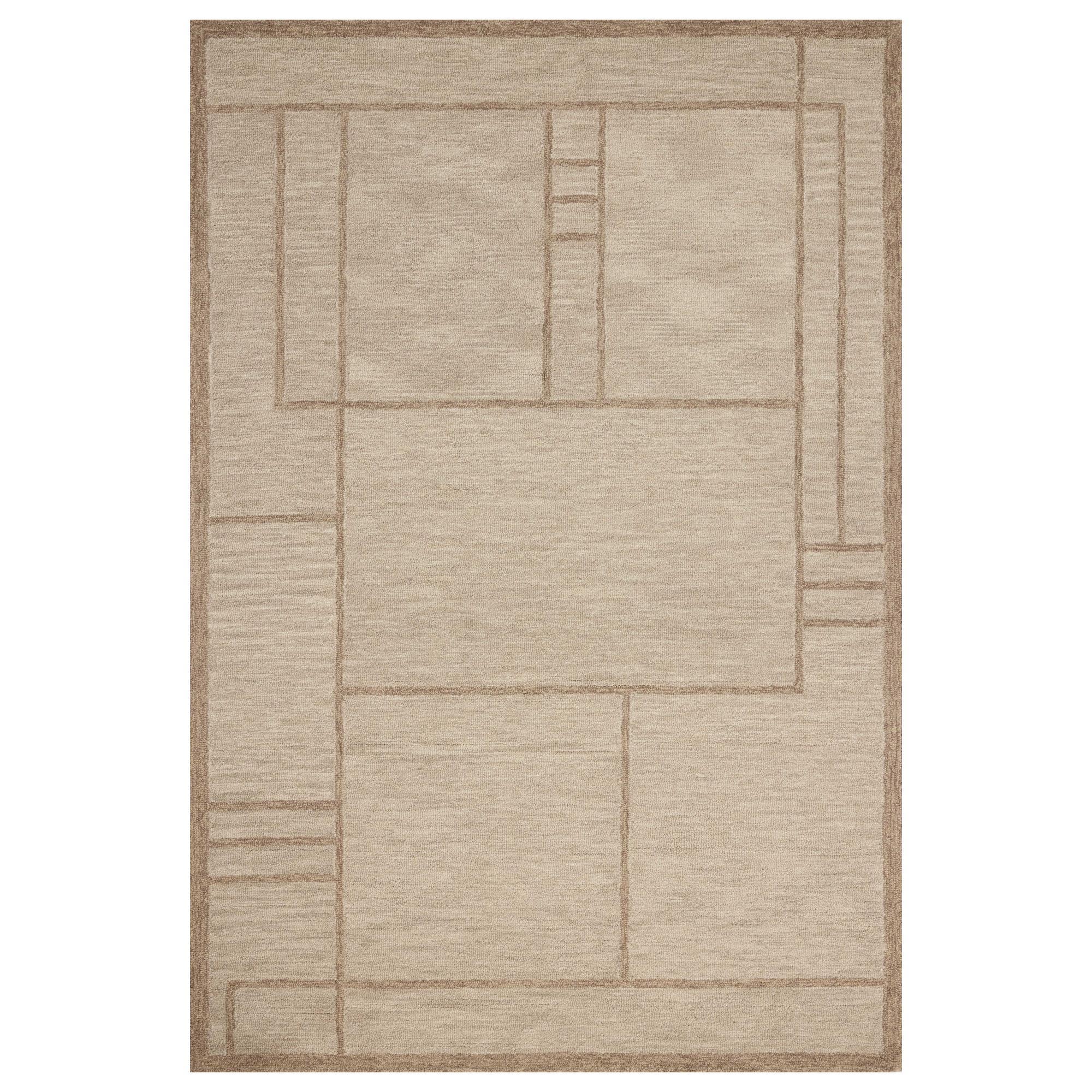 Jeremiah Brent x Loloi Barrow Beige and Taupe 2'6" x 9'9" Runner