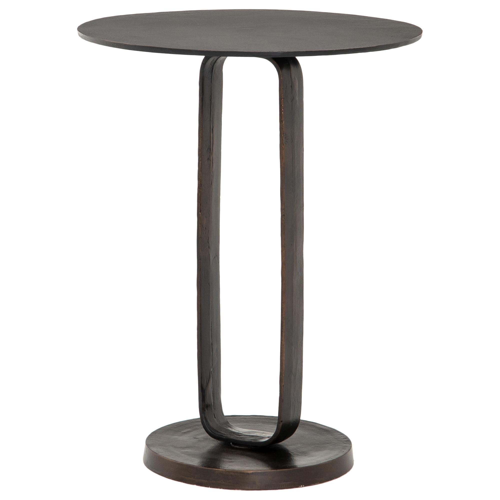 Lighthouse Designs Marlow Douglas End Table in Antique Rust | Nebraska ...