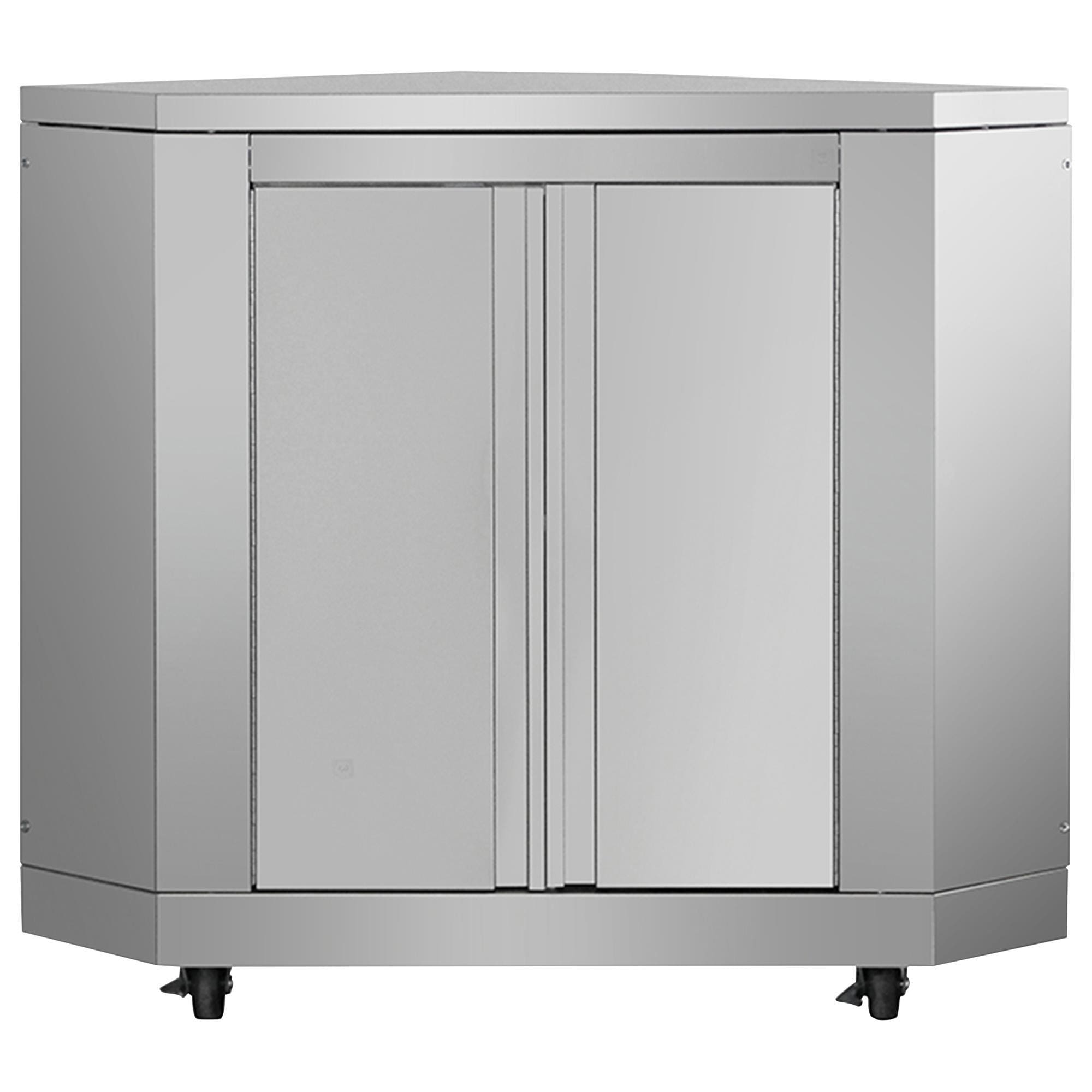 Thor Kitchen Outdoor Kitchen Corner Cabinet in Stainless Steel