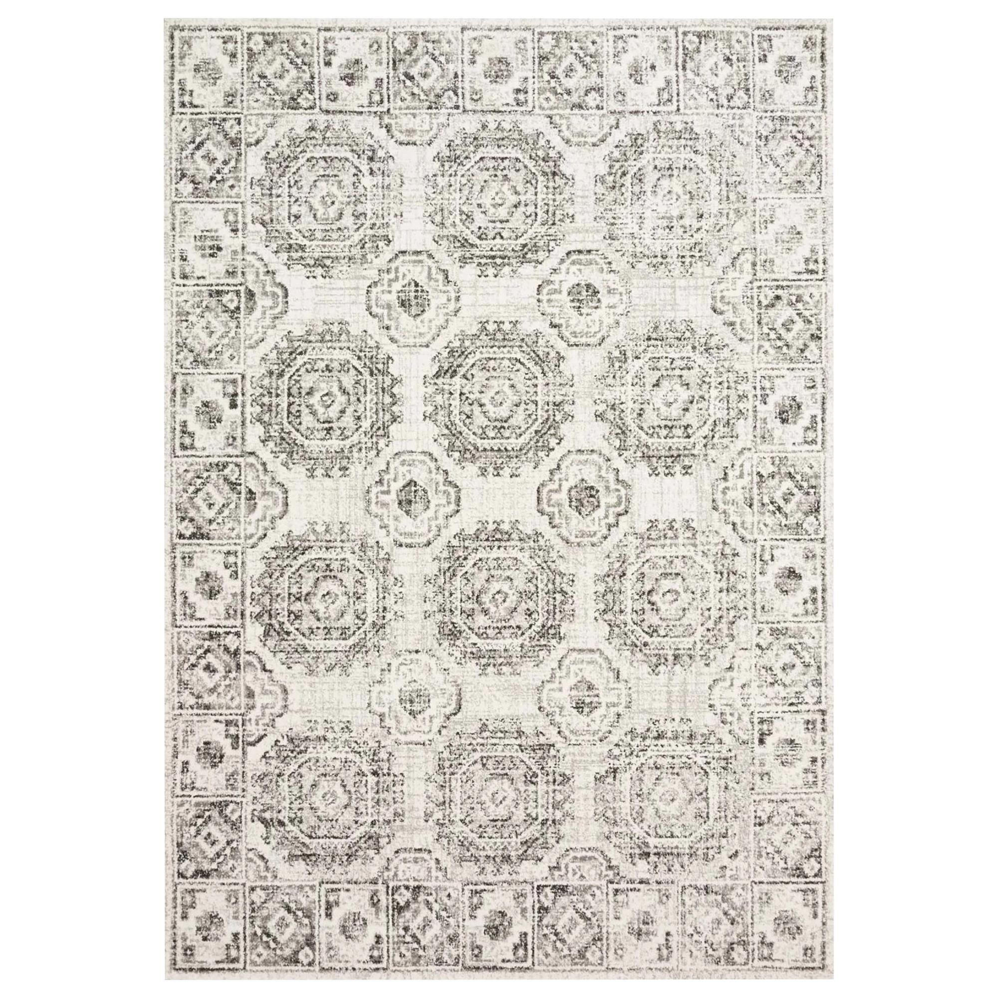 Loloi Joaquin JOA-03 2'7" x 8' Ivory and Charcoal Area Rug | Shop NFM