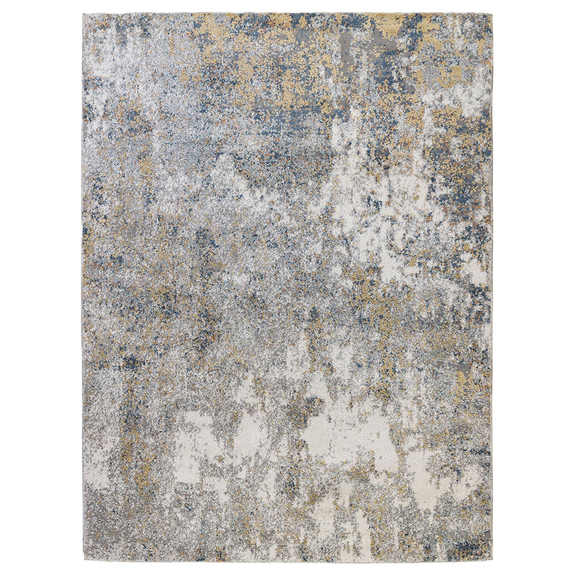 Amer Rugs Yasmin 7'10" x 10'6" Yellow and Blue Area Rug | NFM