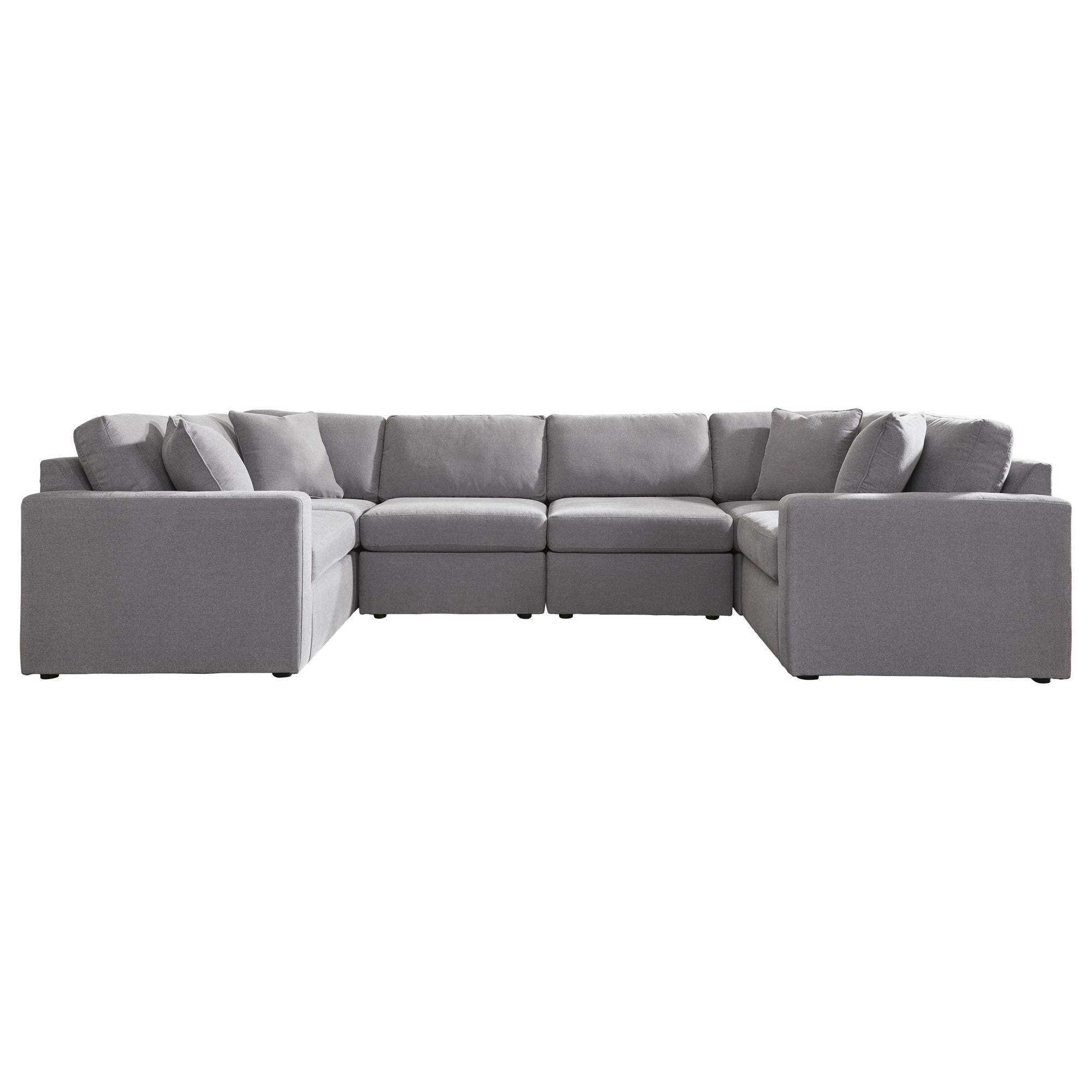 Ashley Modmax 6-Piece Sectional in Granite
