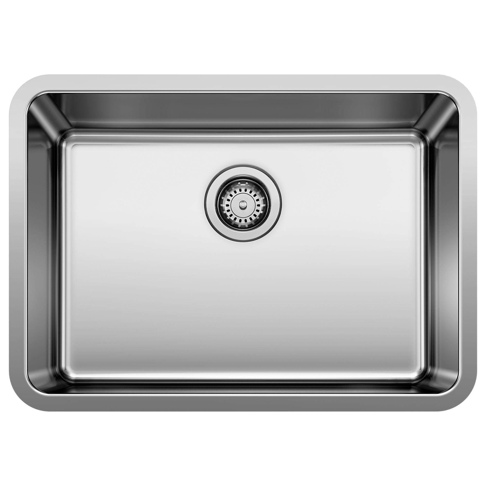 Blanco Formera 25" Large Single Bowl Kitchen Sink in Stainless Steel