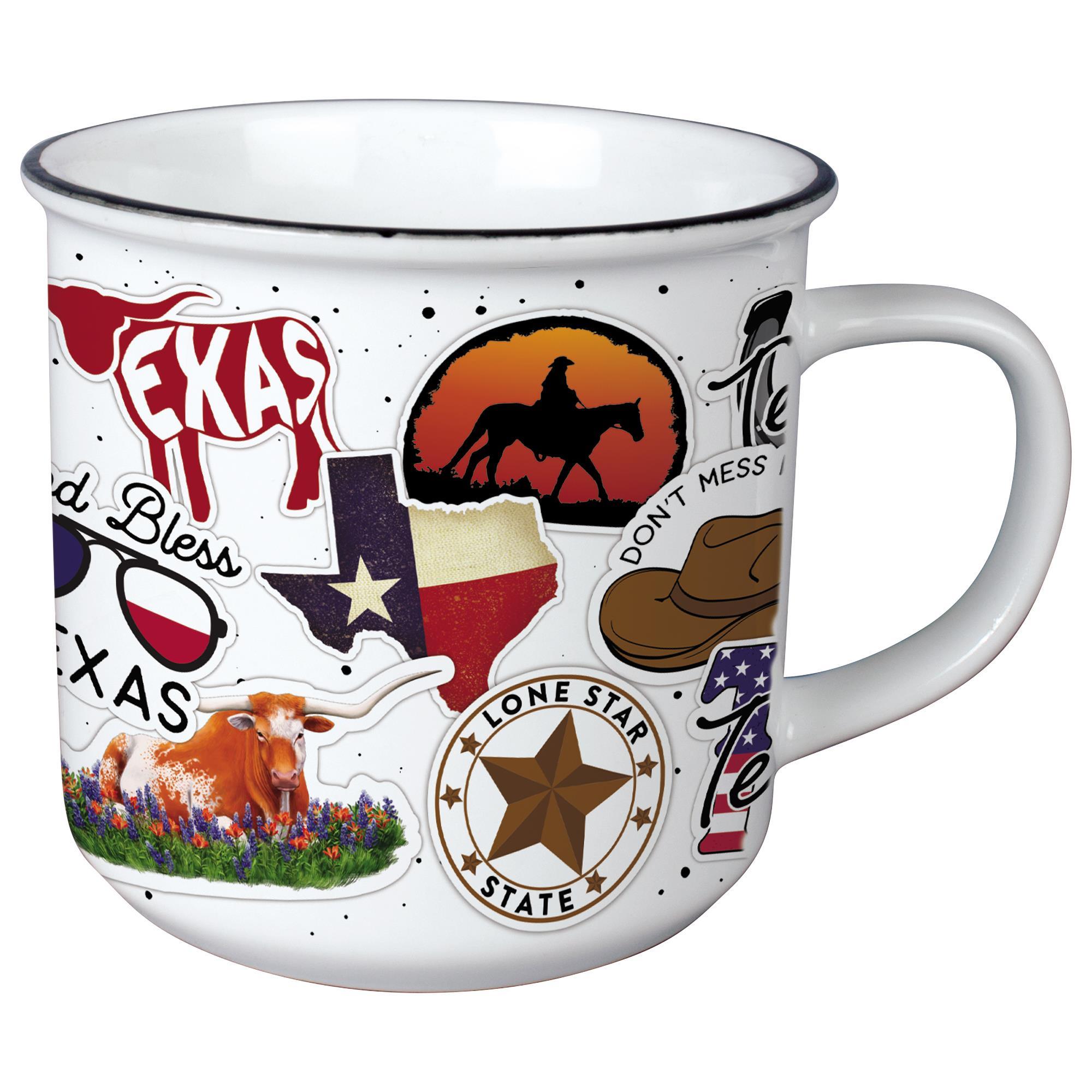 Carson Gifts Texas Vintage Mug in Multicolor