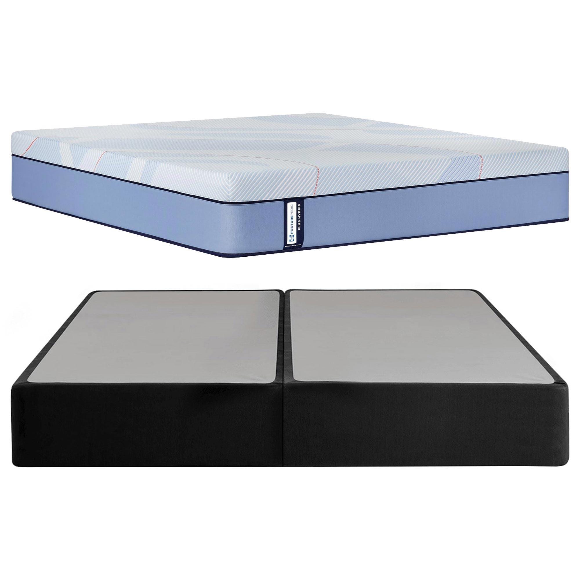 Sealy Newgard Soft Hybrid King Mattress with Low Profile Box Springs