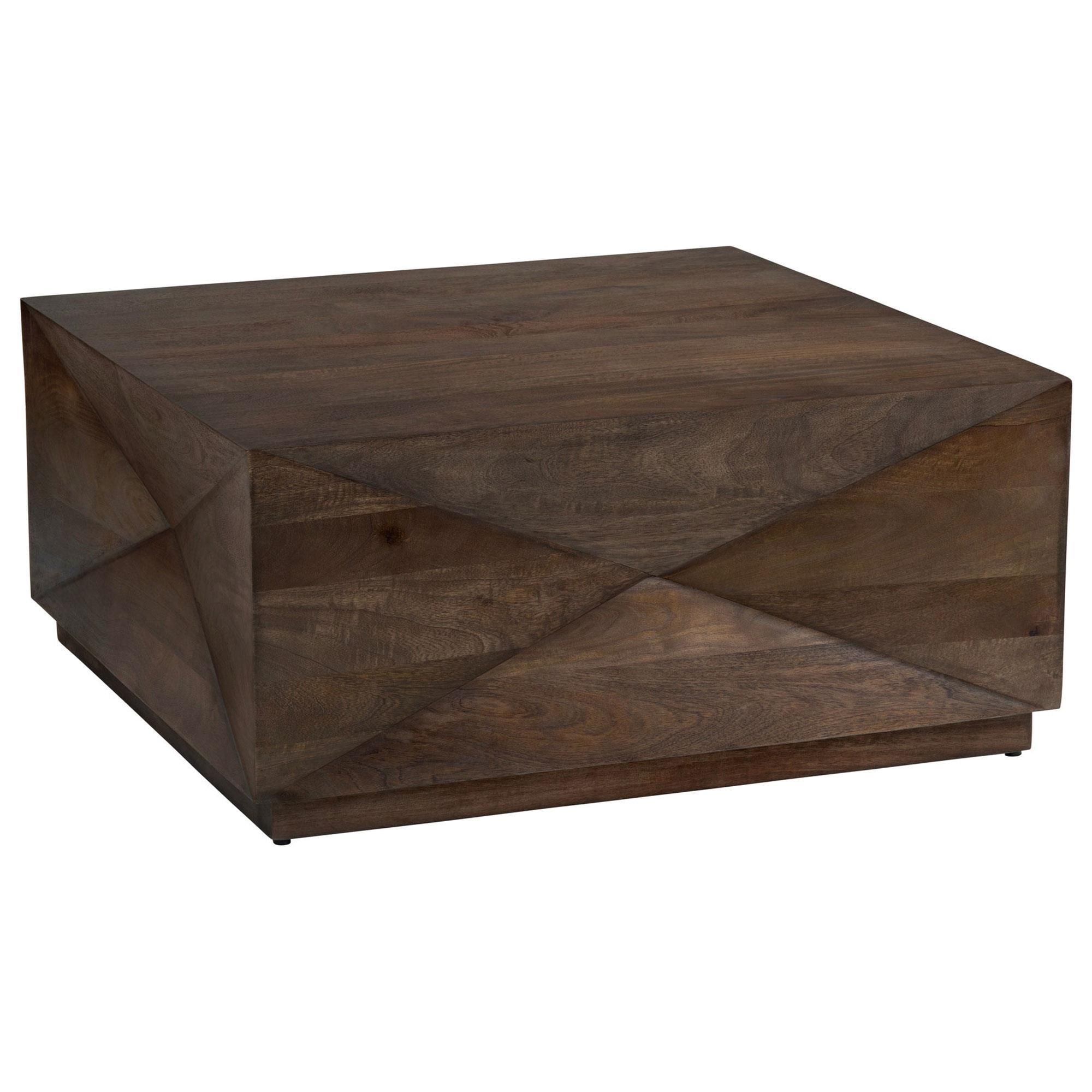 Crestview Collection Atticus Cocktail Table in Brown