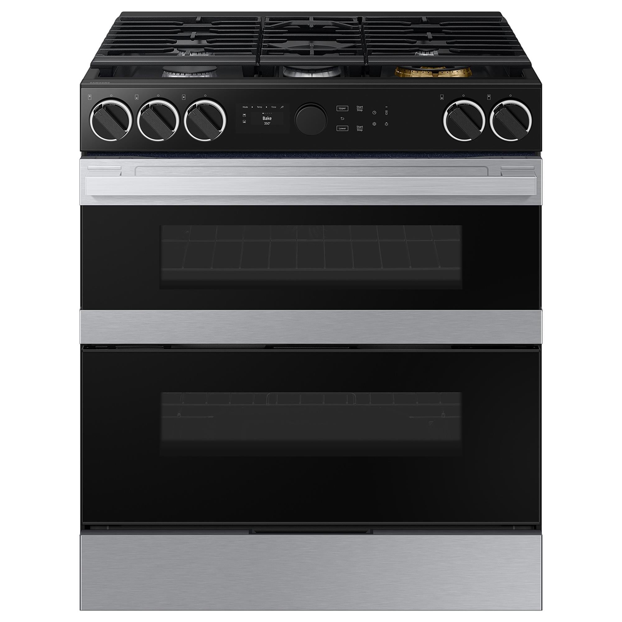 Samsung Bespoke Bespoke 6.0 Cu. Ft. Smart Slide-In Gas Range with Flex ...