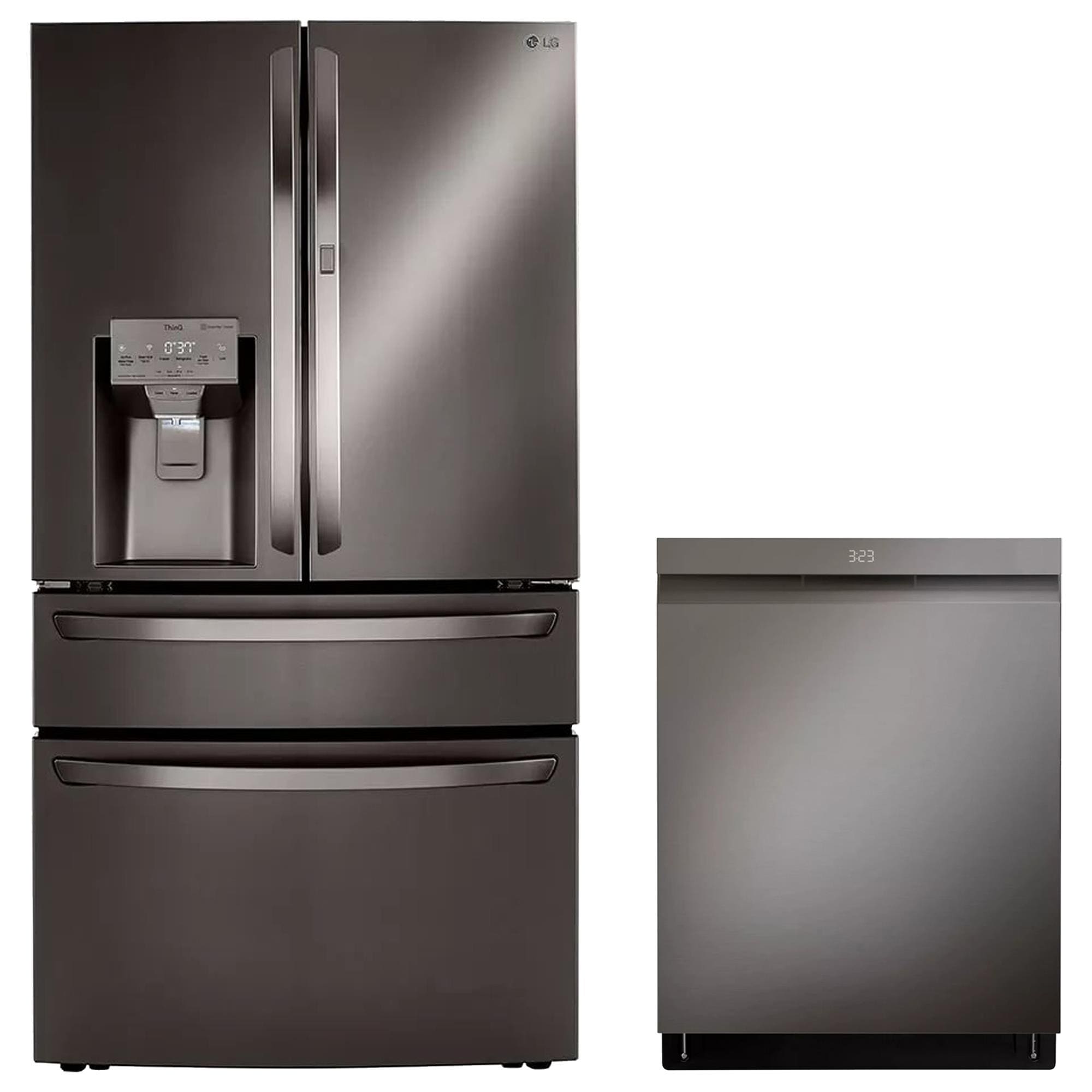 LG 2-Piece Kitchen Package with 30 Cu. Ft. Smart Wi-Fi Enabled ...