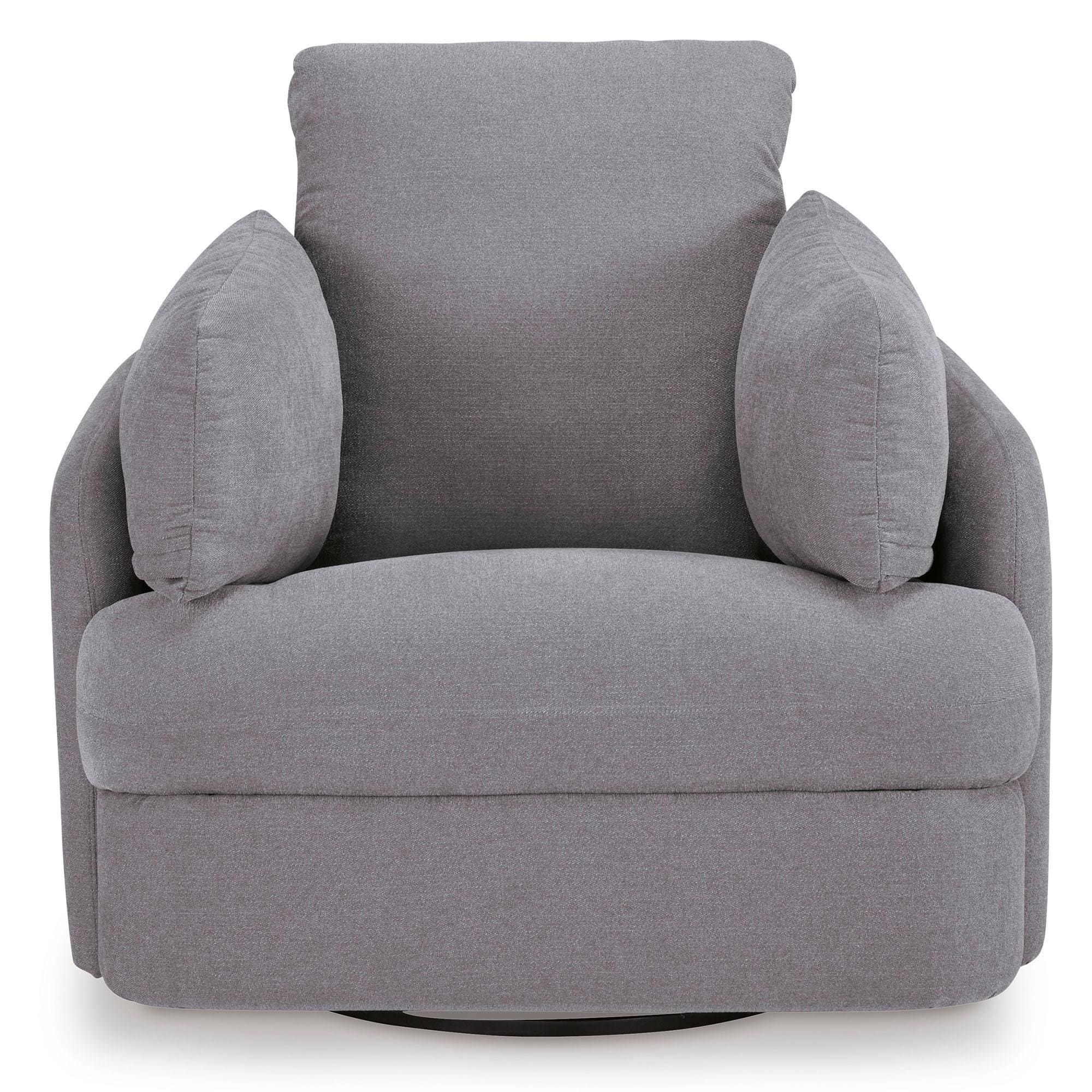 Ashley Modmax Swivel Glider Recliner in Granite