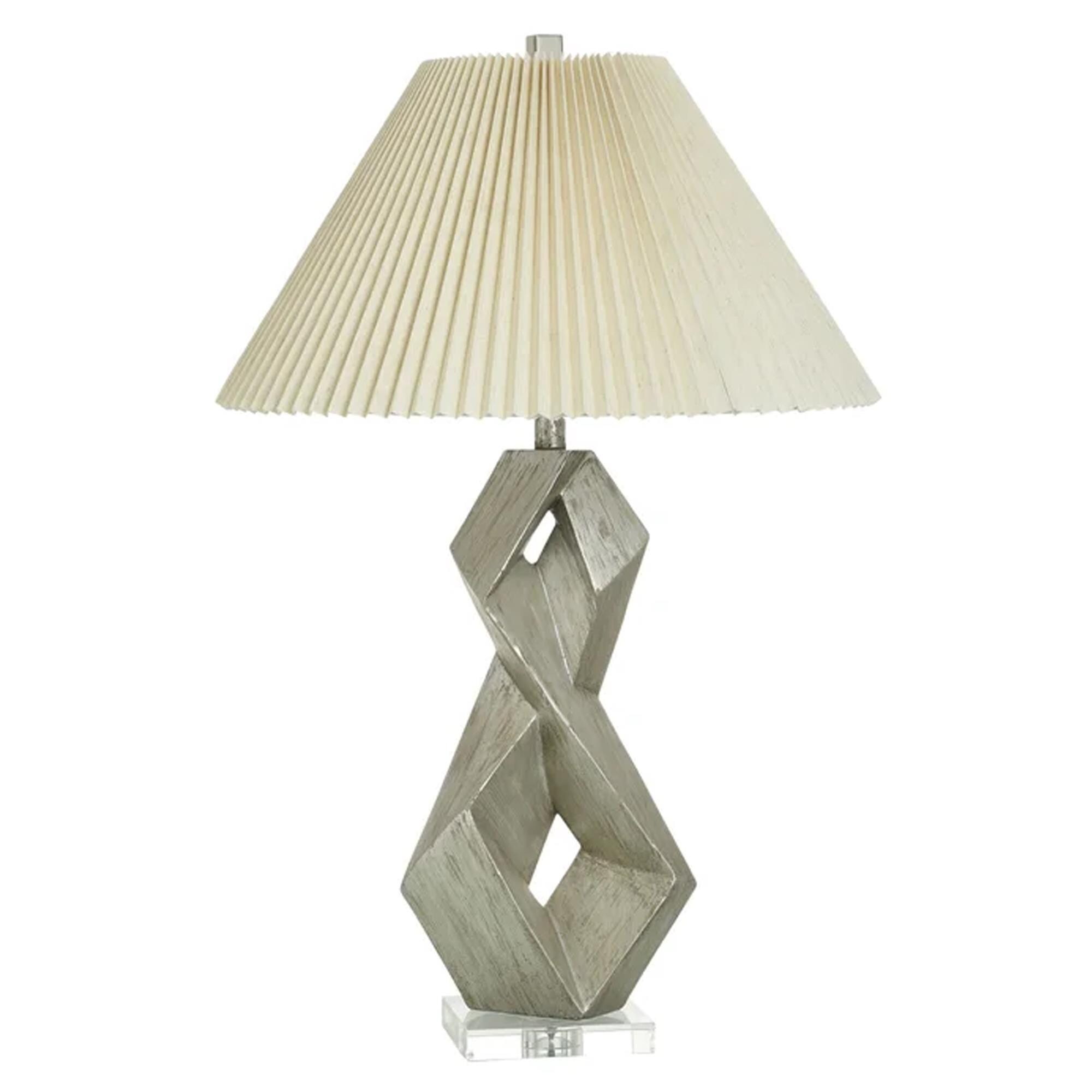 Flair Industries NWH Eternity Silver Table Lamp
