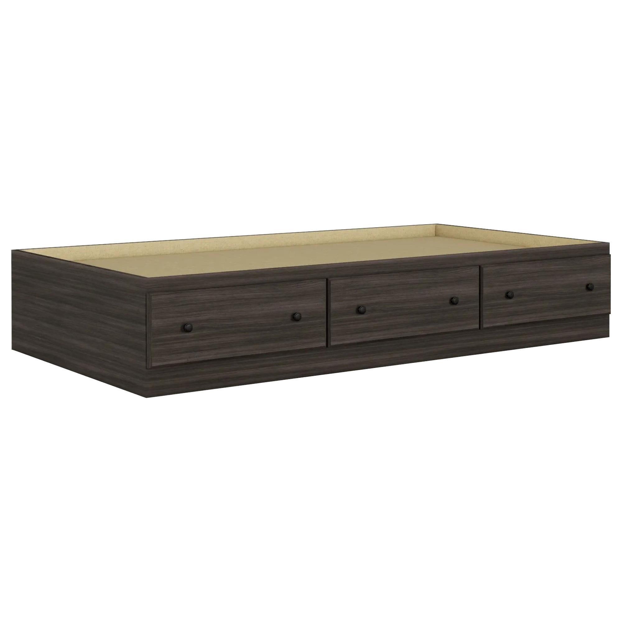 Lemoore Essential Twin Mates Bed in Grey Walnut