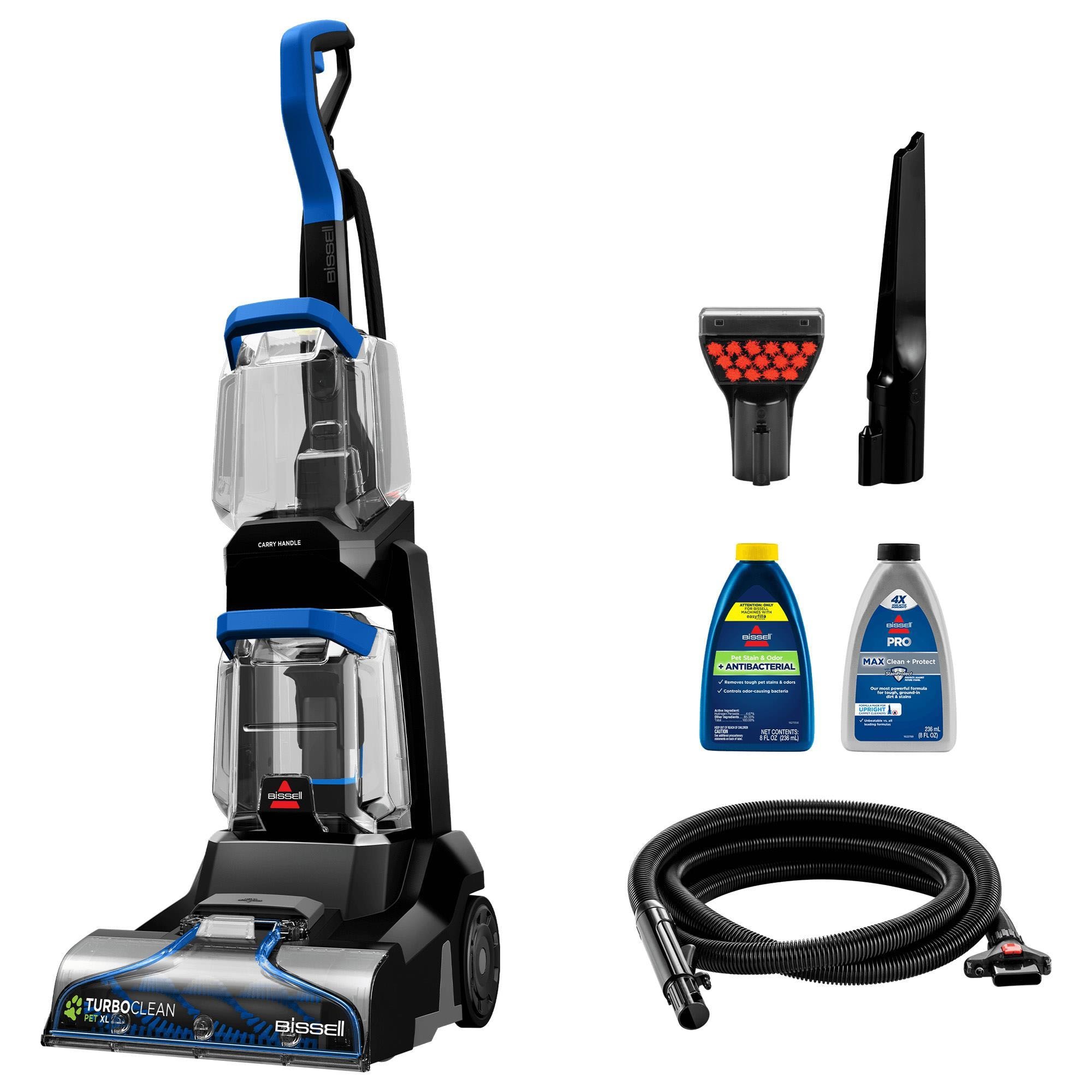 Bissell TurboClean Pet XL Upright Carpet Cleaner in Black and Cobalt Blue
