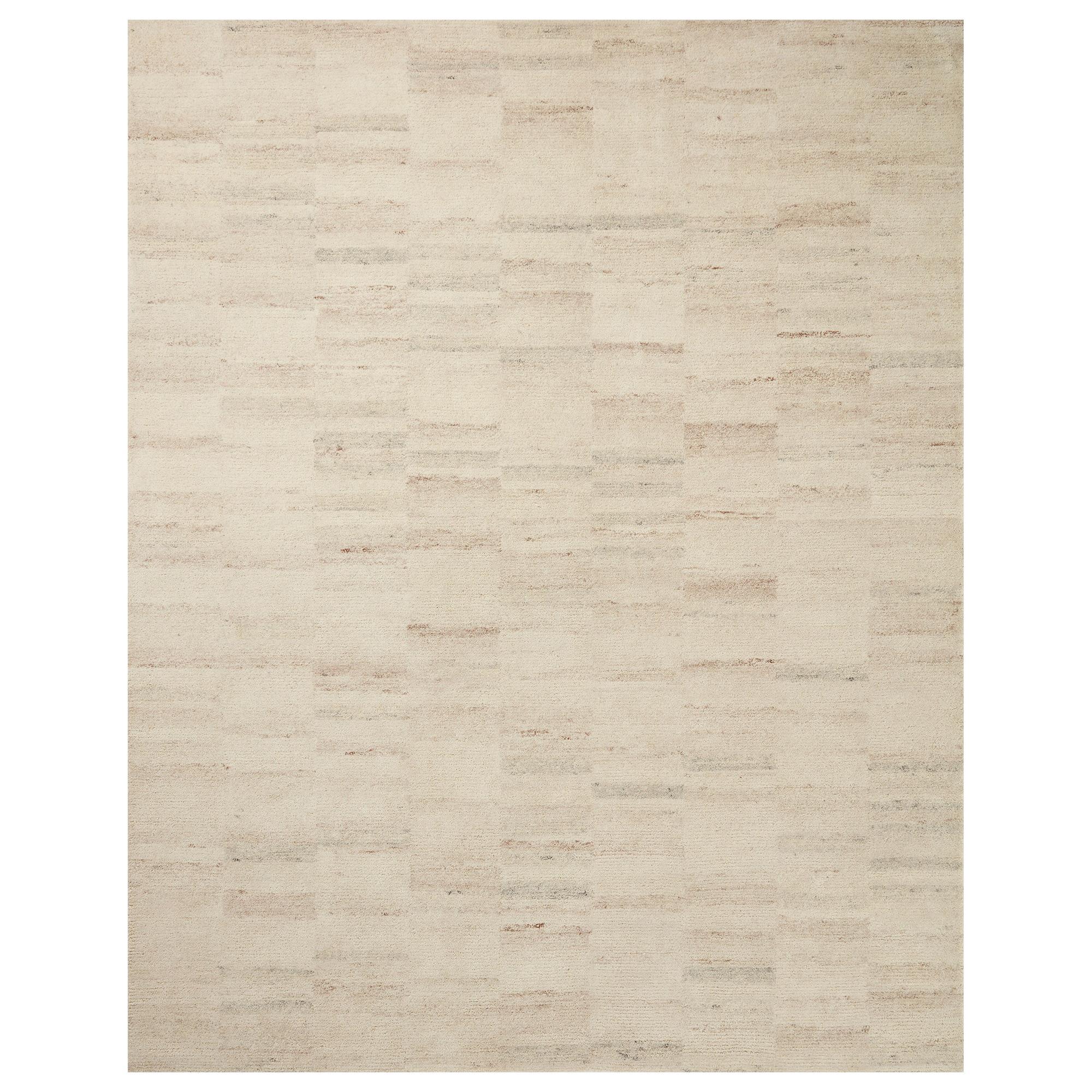 Amber Lewis x Loloi Rocky 8'6" x 11'6" Natural and Fog Area Rug