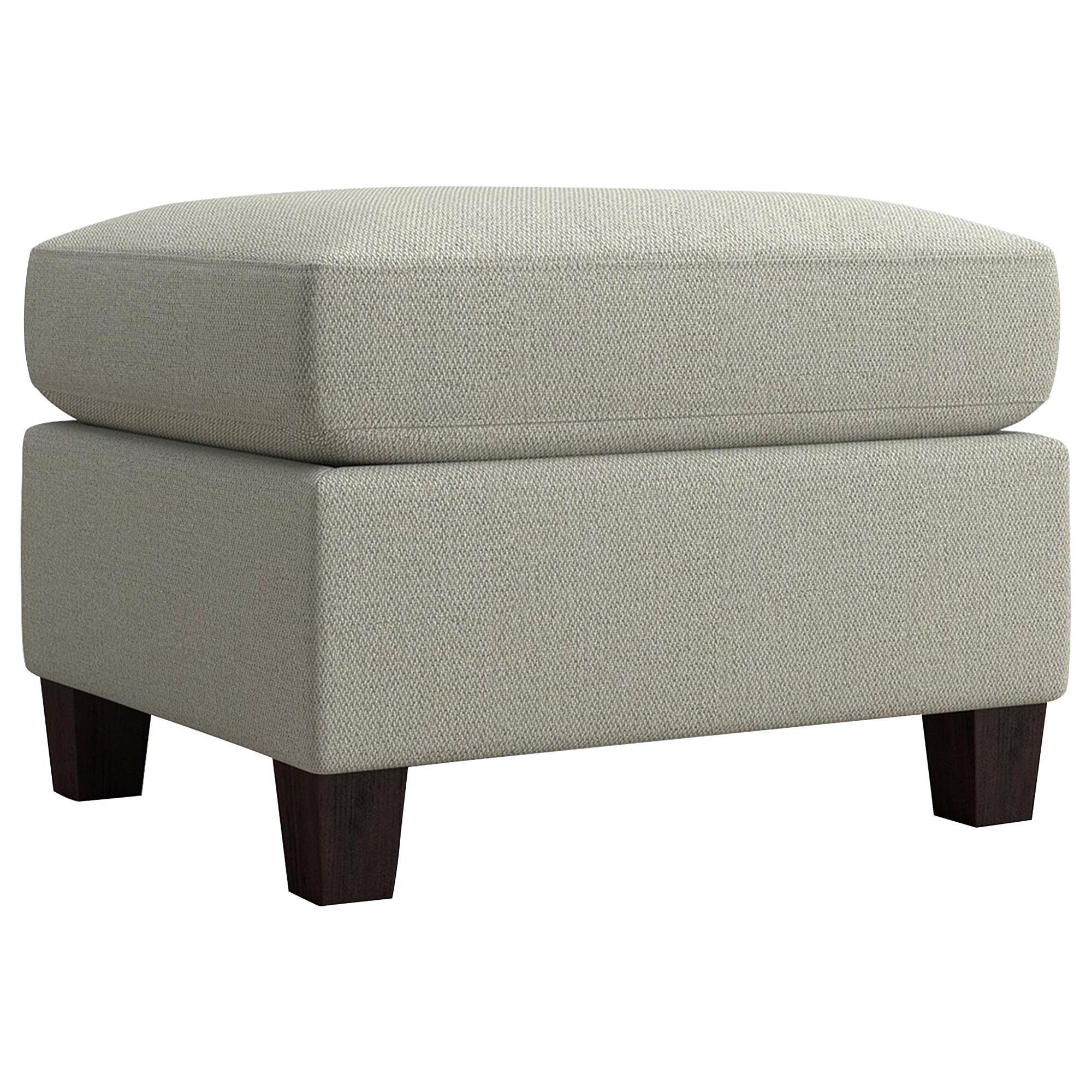 Bassett Simpson Ottoman in Seamist