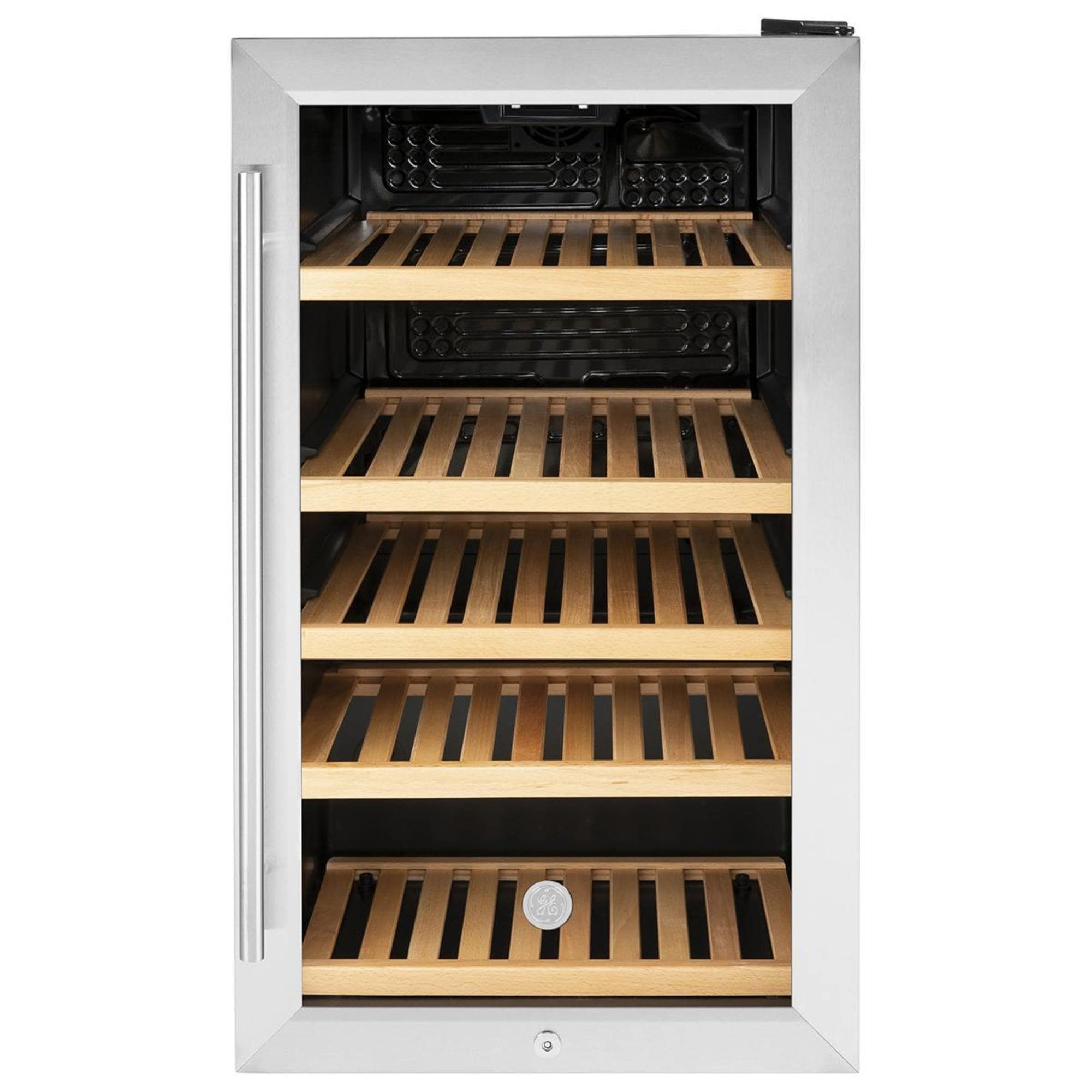 GE Appliances 19" Beverage Center in Stainless Steel | Nebraska ...
